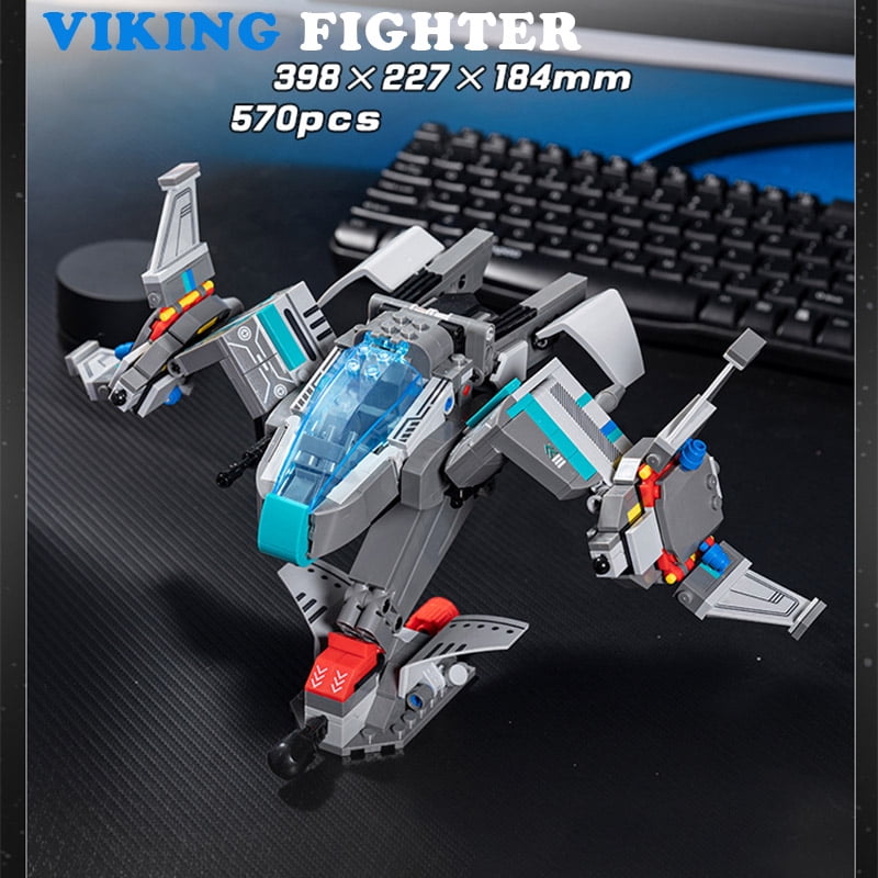 MOC Technical Starcraftes Fighter Siege Tank Armored Robot Model ...