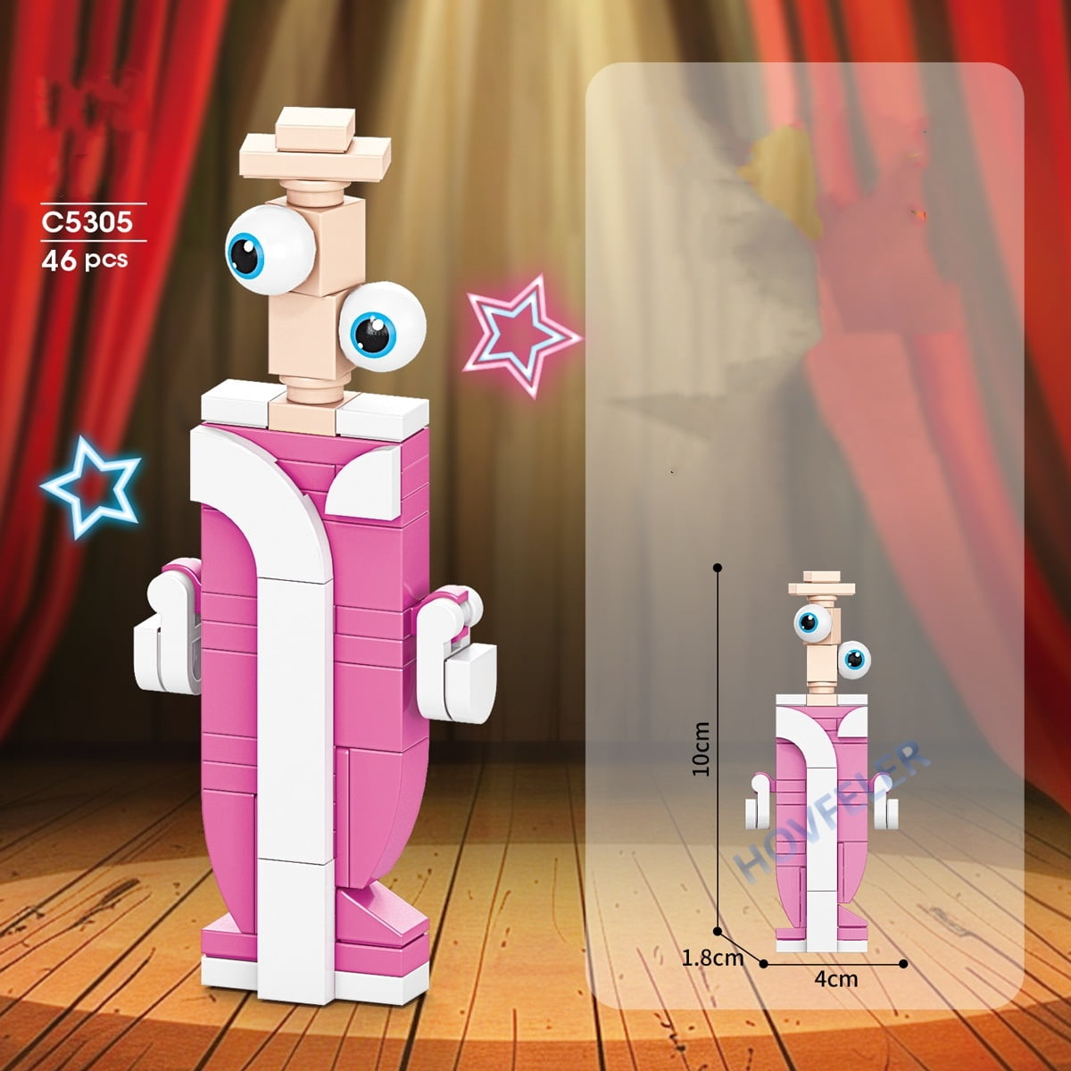 MOC The Amazing Digital Circus Building Blocks Pomni Jax Cartoon Film ...