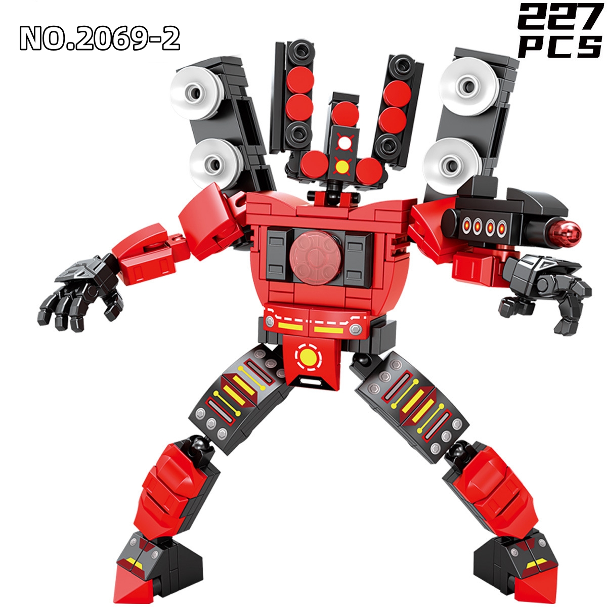 MOC Titan Speaker Man Skibidi Toilet Man Building Blocks Monitor Man ...
