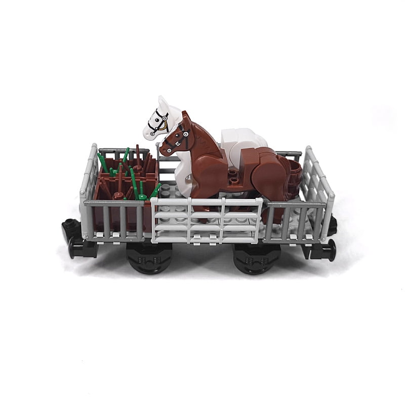 MOC Train Animal Transport Vehicle Building Block Modular Train Chassis ...
