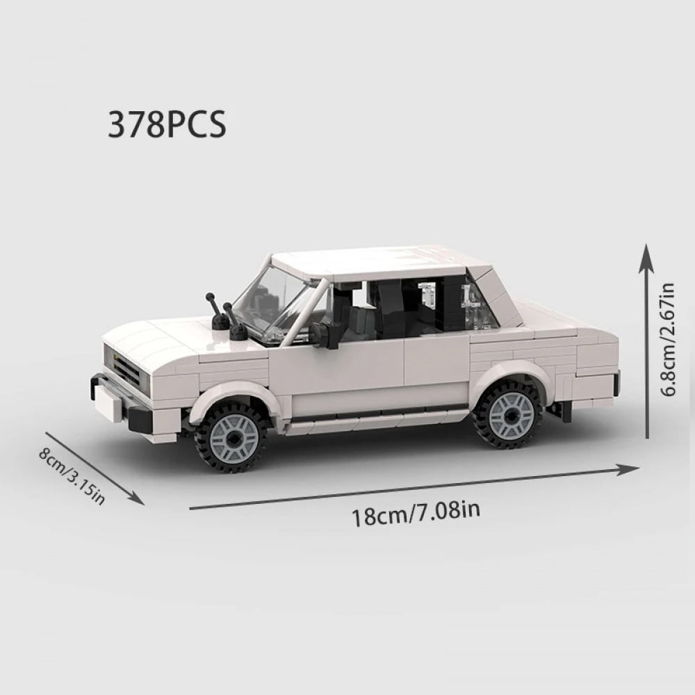 MOC Vintage Car Classic City Speed Champion Racer Supercar Building ...