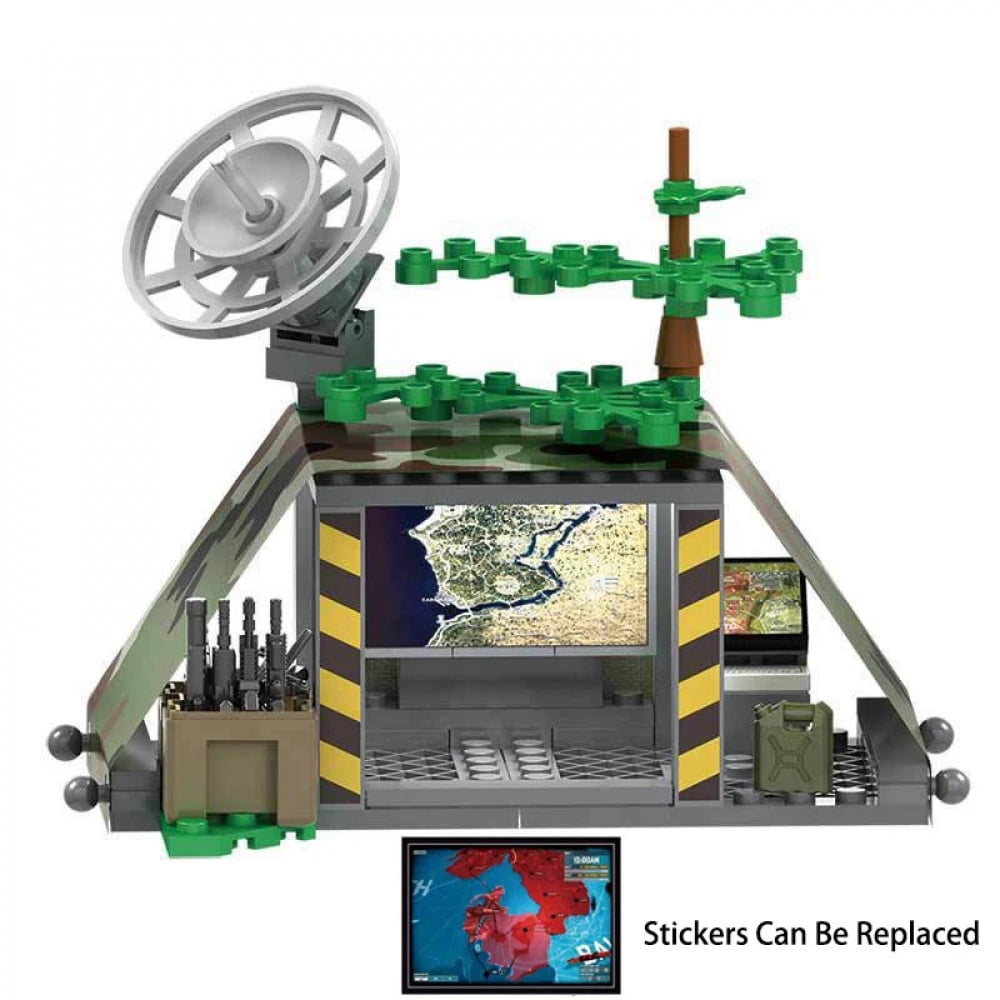 MOC WW2 Military War Weapon Soldier Accessories Building Blocks ...