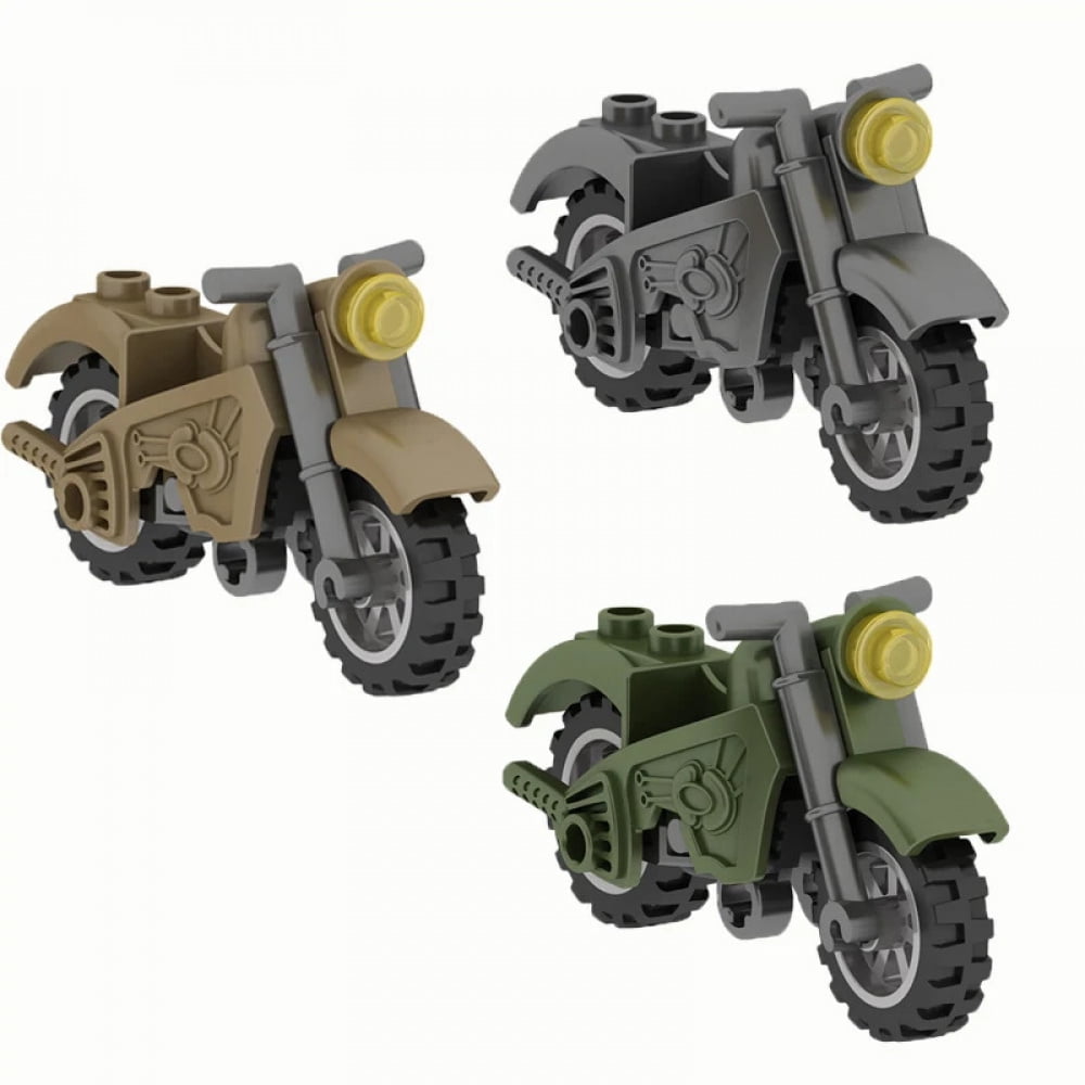 MOC WW2 Military War Weapon Soldier Accessories Building Blocks ...