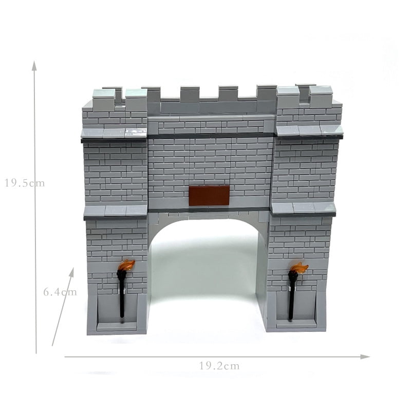 MOC building blocks Ancient castle walls, gate towers, corner towers ...