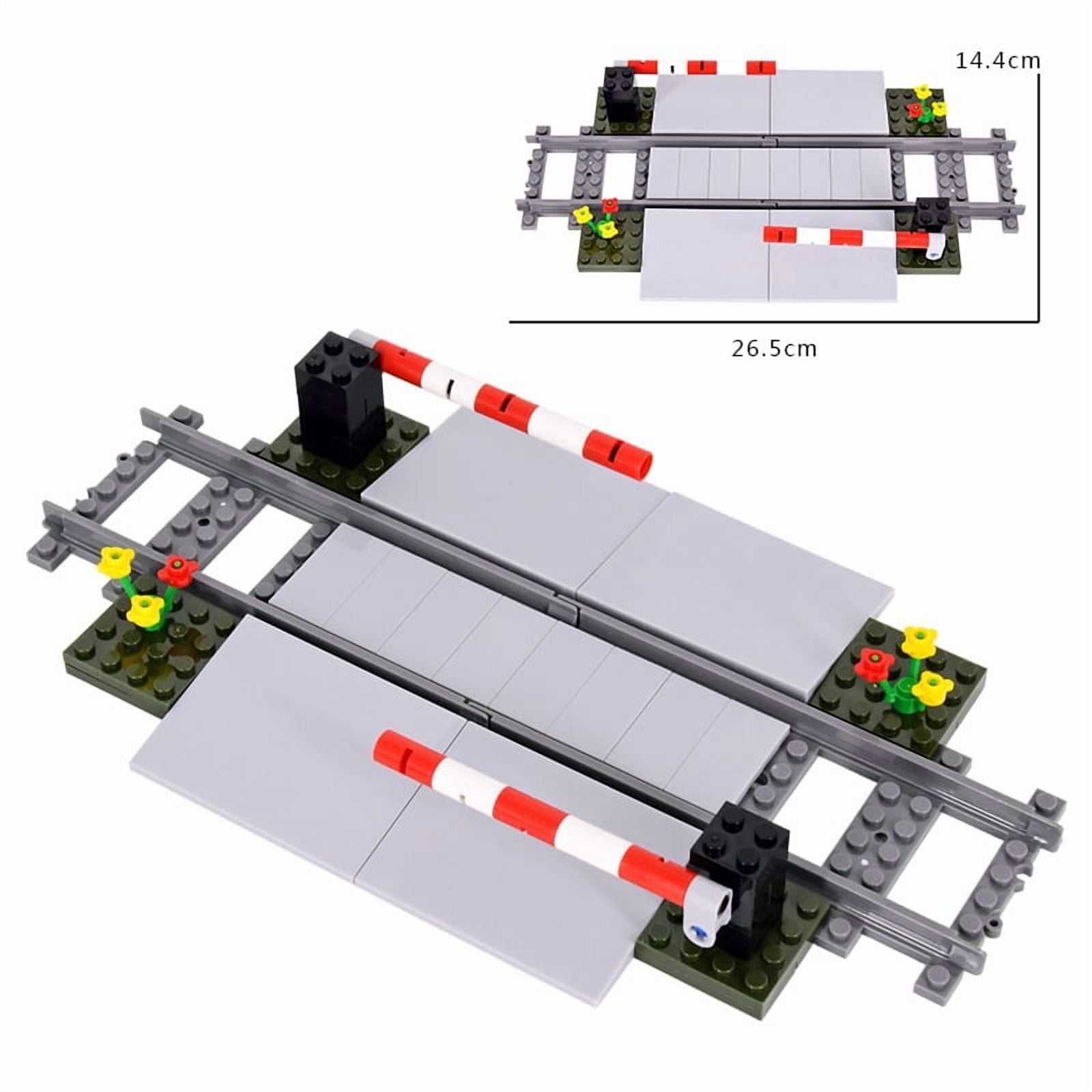 MOC city train building block train track corridor lifting pole ...