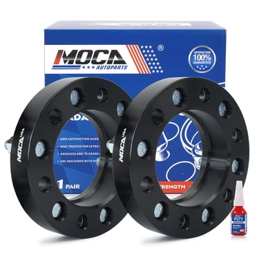 MOCA AUTOPARTS 2PCS 2"(50mm) Wheel Spacers 4x4" to 4x4" with 1/2"x20 ...