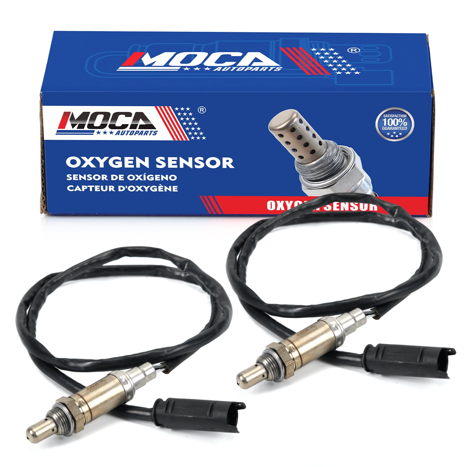 MOCA AUTOPARTS 2PCS 234-4683 Front O2 Oxygen Sensor Fit for BMW E38 E39 ...