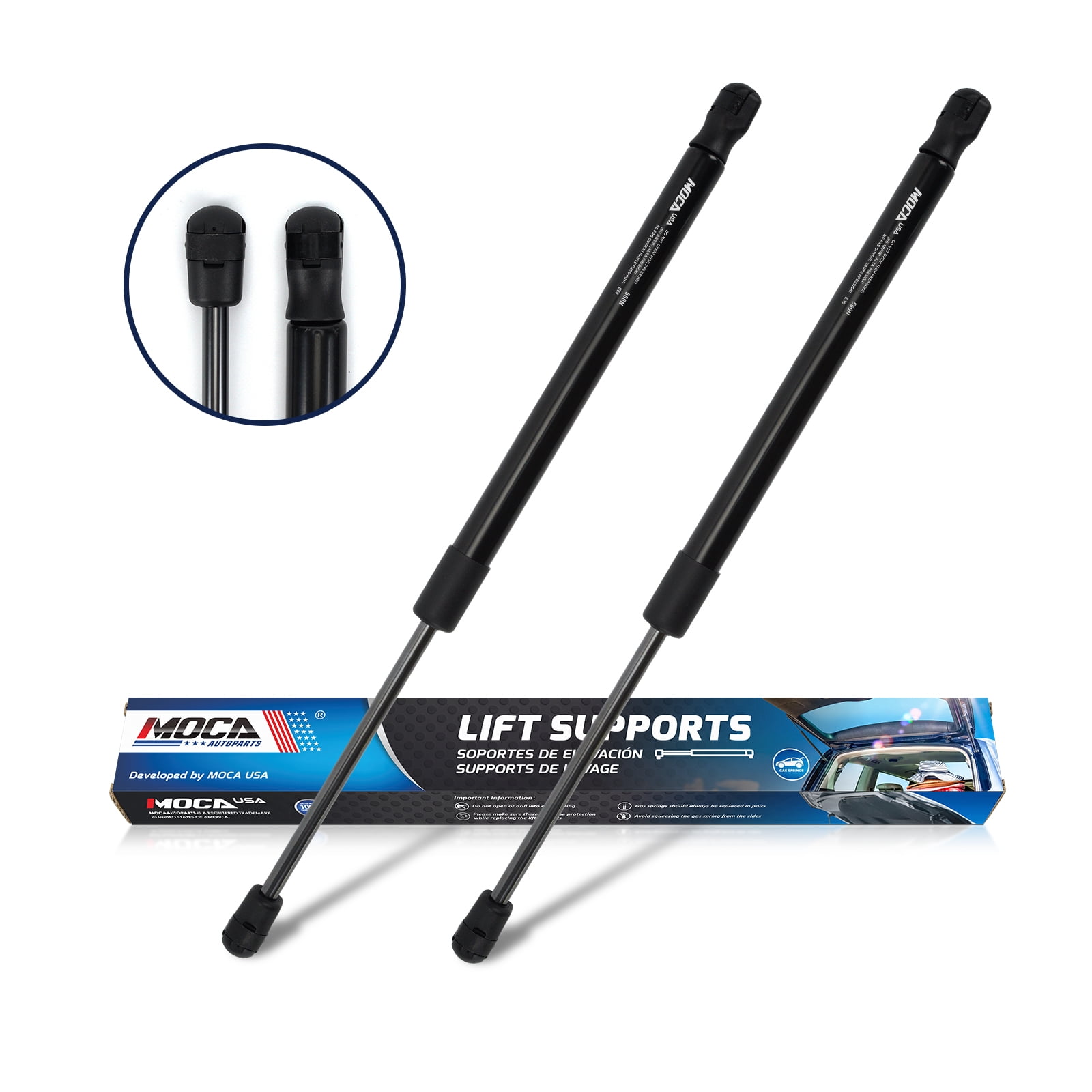 MOCA AUTOPARTS 2pcs Rear Hatch Tailgate Lift Supports Gas Springs ...
