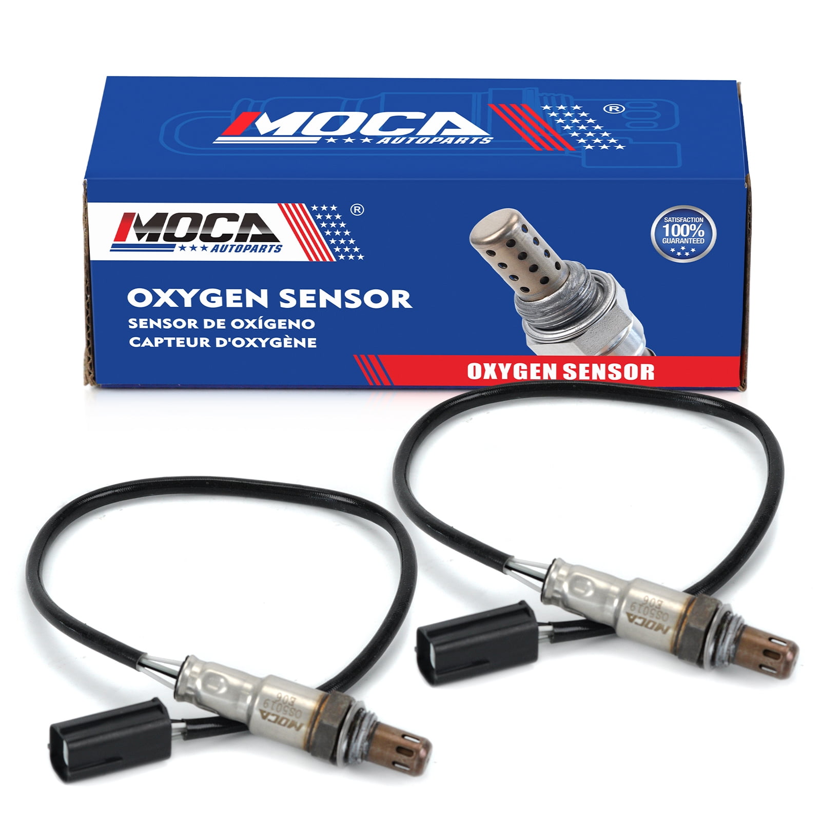 MOCA AUTOPARTS 2x 234-4380 Downstream O2 Oxygen Sensor Fit for 2014-2019 Infiniti Q70 5.6L ...