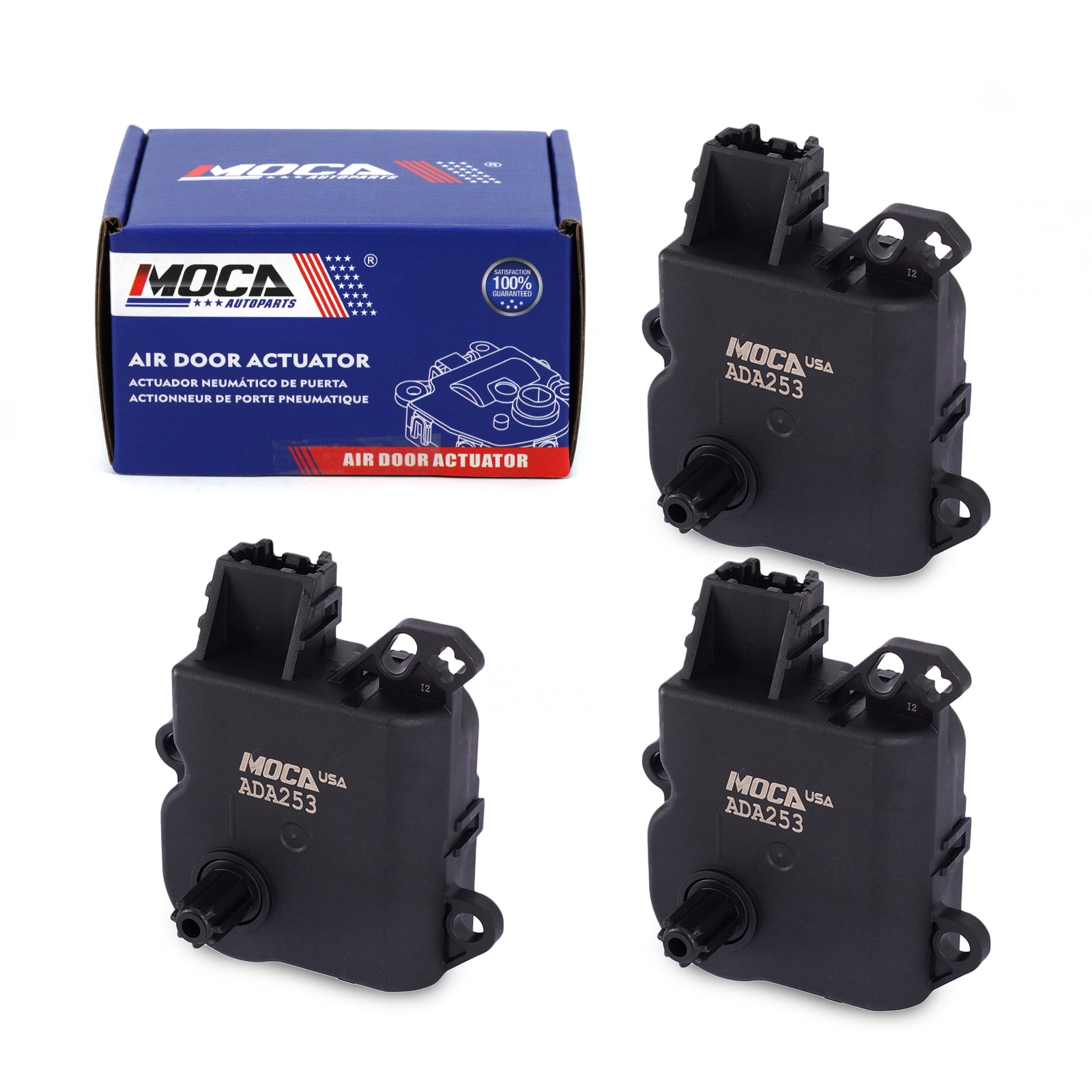 MOCA AUTOPARTS 3x 604-253 HVAC Heater Air Blend Door Actuator Fit for ...