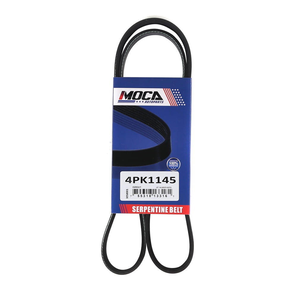 MOCA AUTOPARTS 4PK1145 Serpentine Belt for 86-85 Chevrolet Celebrity V6 ...
