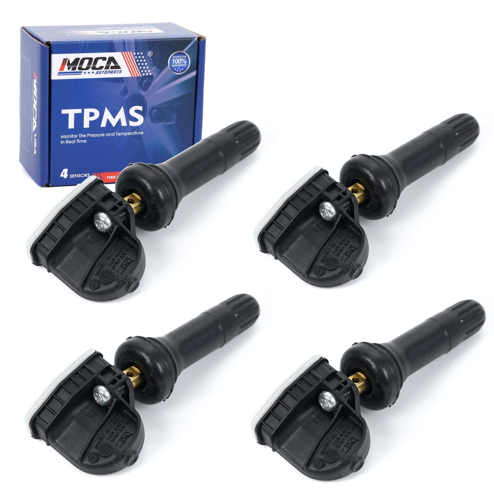 MOCA AUTOPARTS TPMS Tire Pressure Sensor, 4Pcs Service Wheel Replace ...