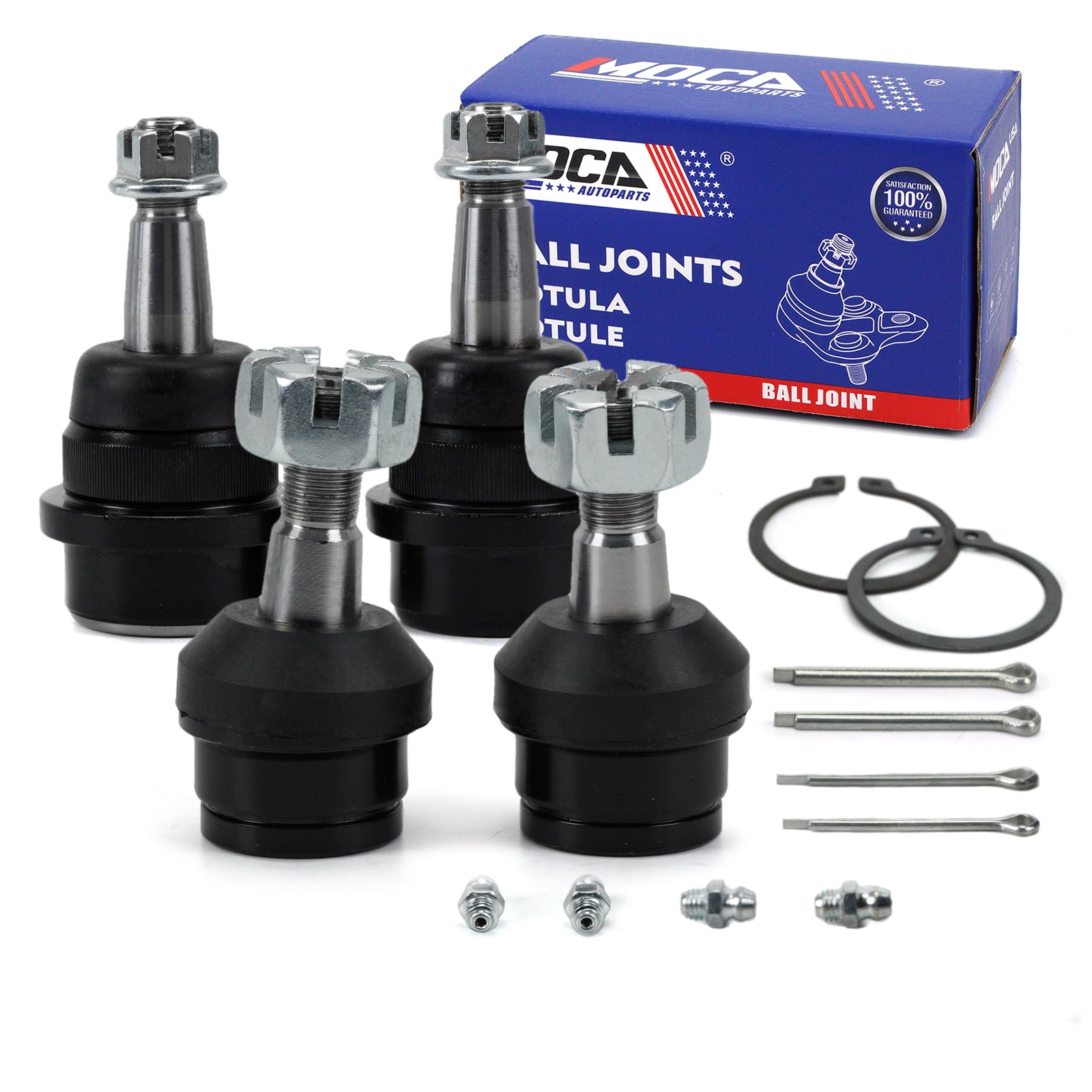 MOCA AUTOPARTS 4x Front Upper & Lower Ball Joints Fit for 1990-2001 ...