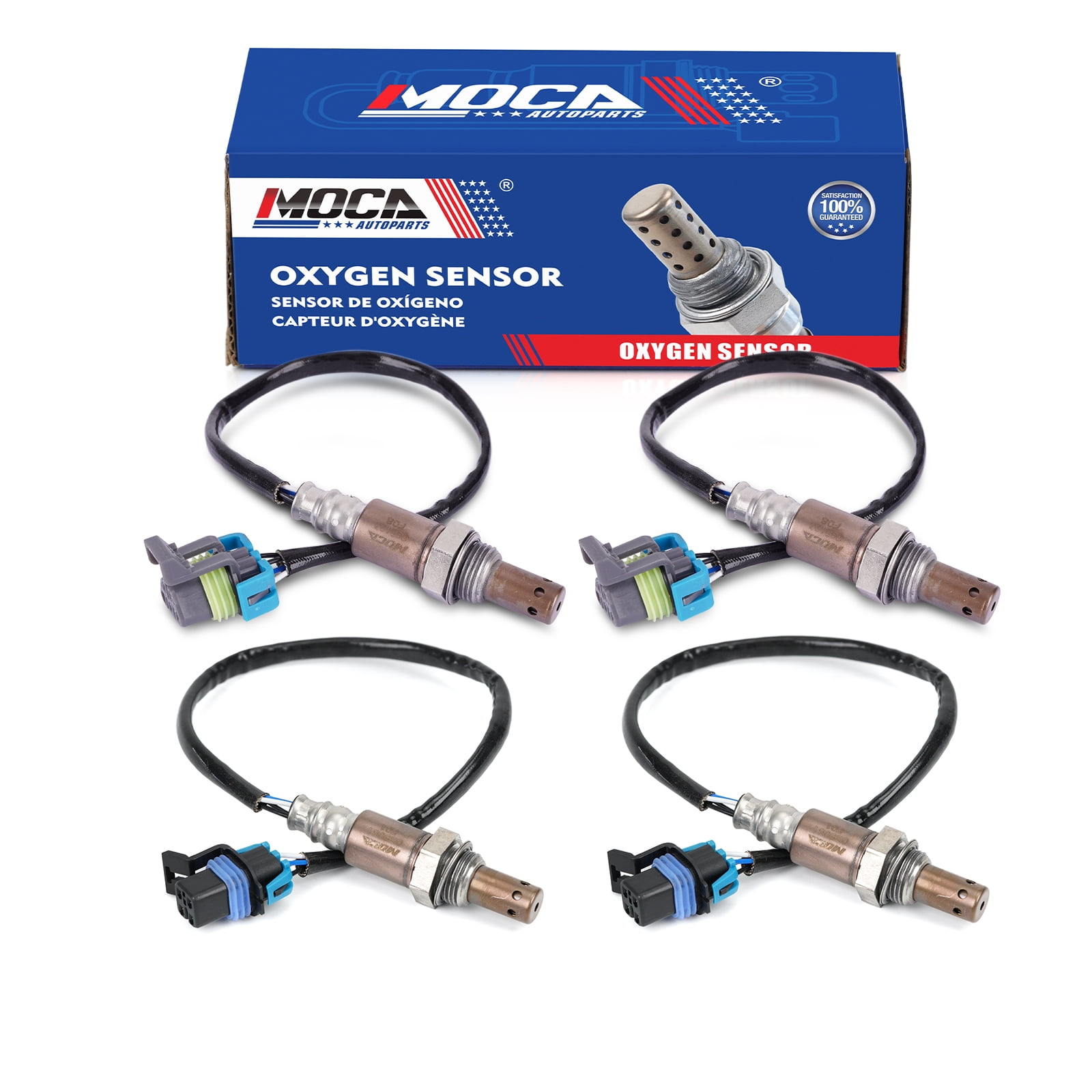 MOCA AUTOPARTS 4x O2 Oxygen Sensor Fit for 2006 Chevrolet Tahoe 5.3L ...
