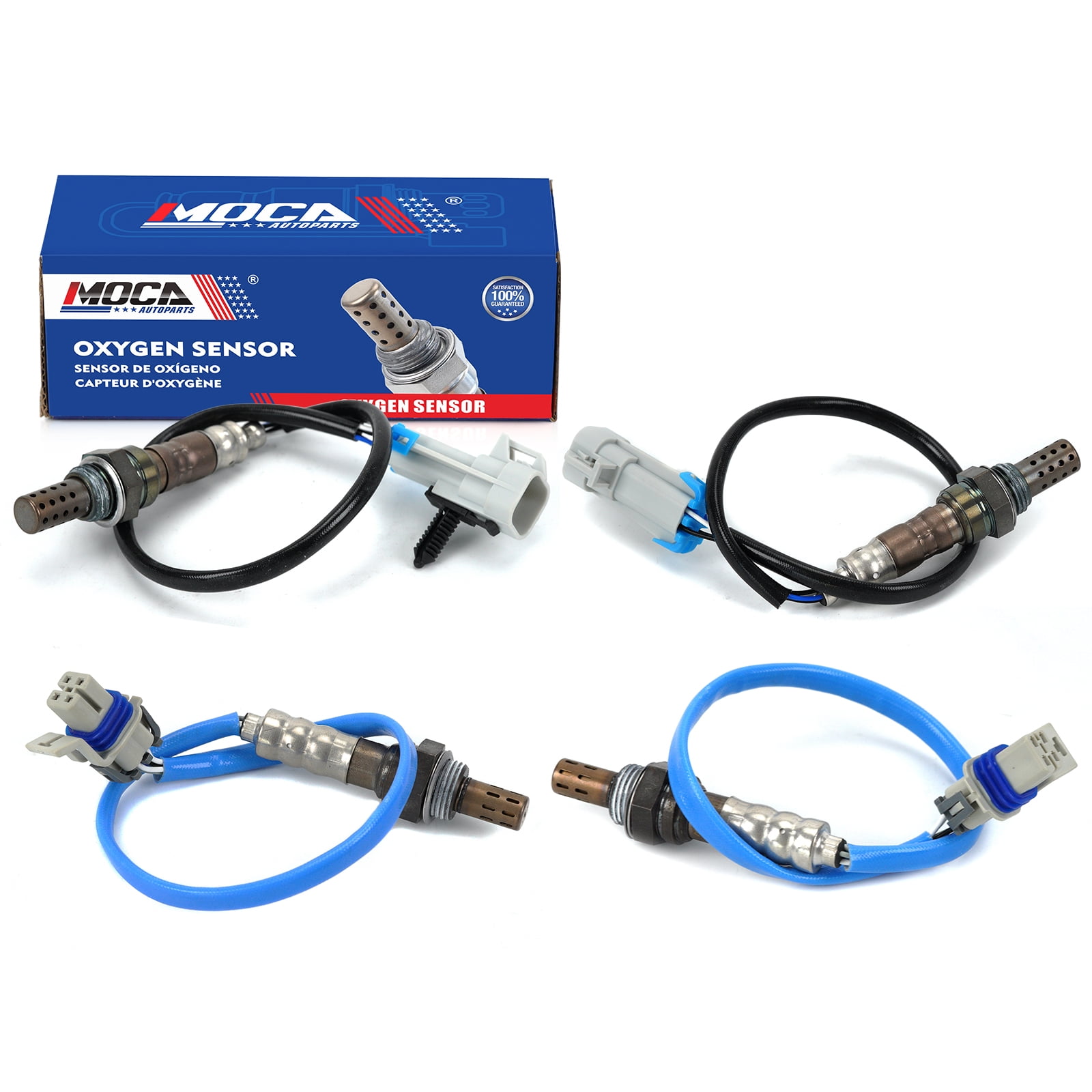 MOCA AUTOPARTS 4x Upstream & Downstream O2 Oxygen Sensor Fit for 2008 ...