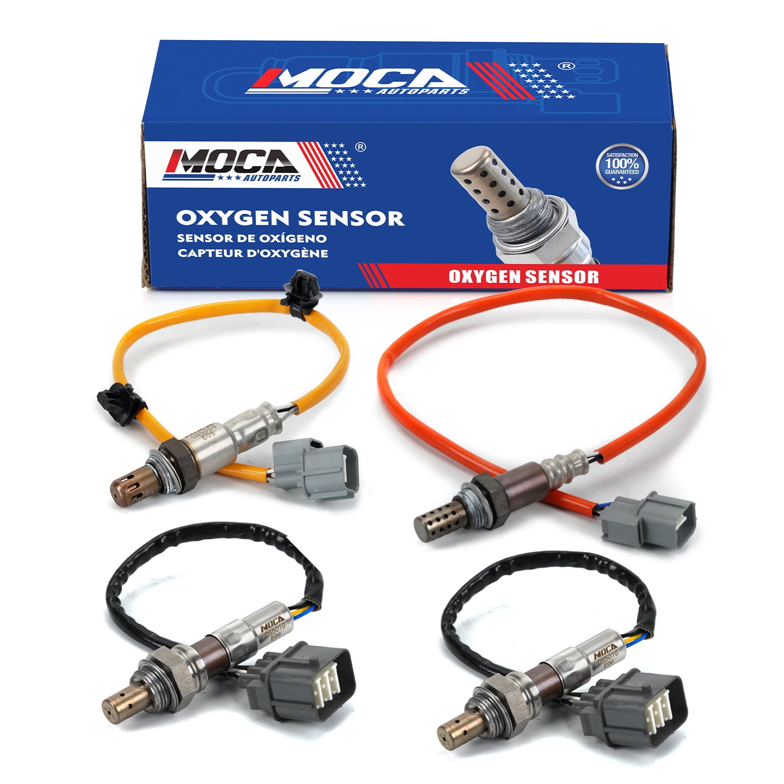 MOCA AUTOPARTS 4x Upstream & Downstream O2 Oxygen Sensor Fit for 2003 ...