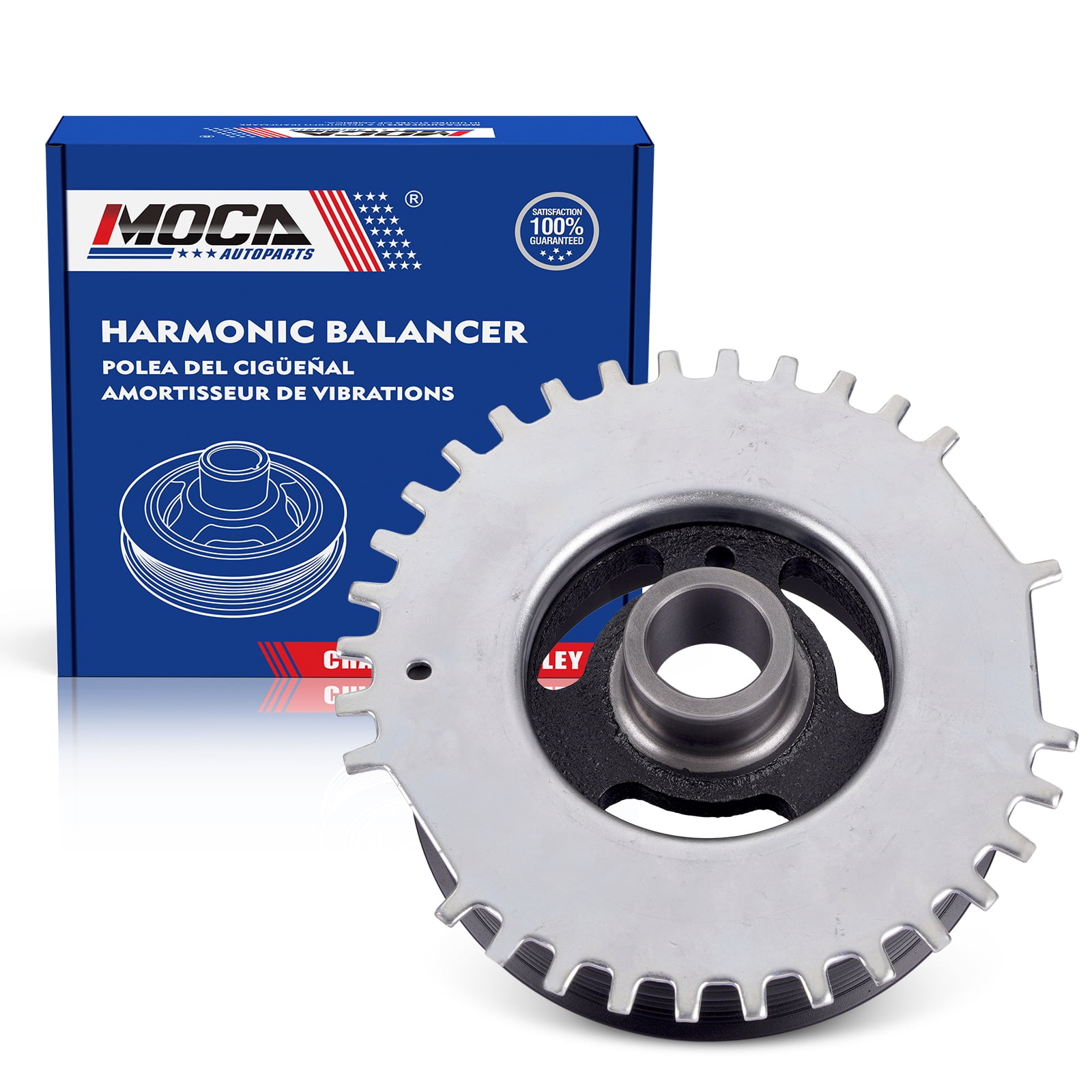 MOCA AUTOPARTS 594-046 Engine Harmonic Balancer Fit for 2006-2013 Mazda ...