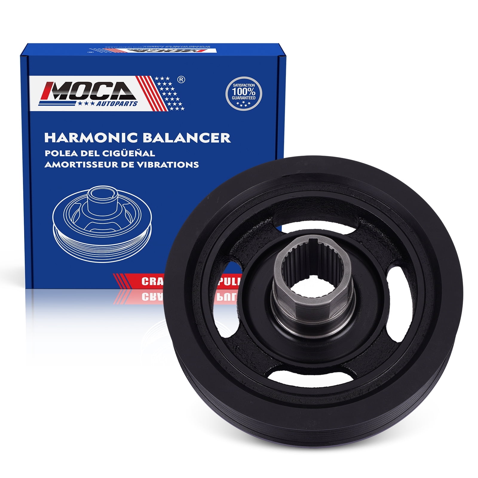 MOCA AUTOPARTS 594-340 Engine Harmonic Balancer Fit for 2006-2011 Honda ...