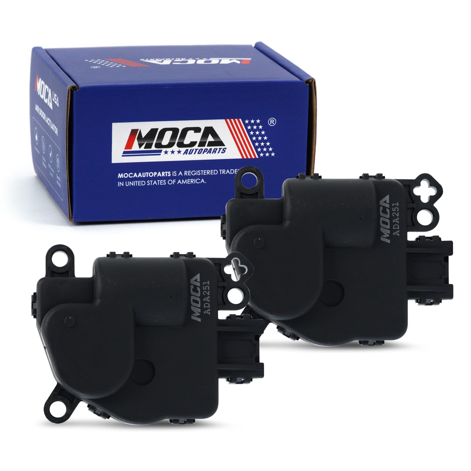 MOCA AUTOPARTS 604-251 2x HVAC Heater Air Blend Door Actuator Fit for ...