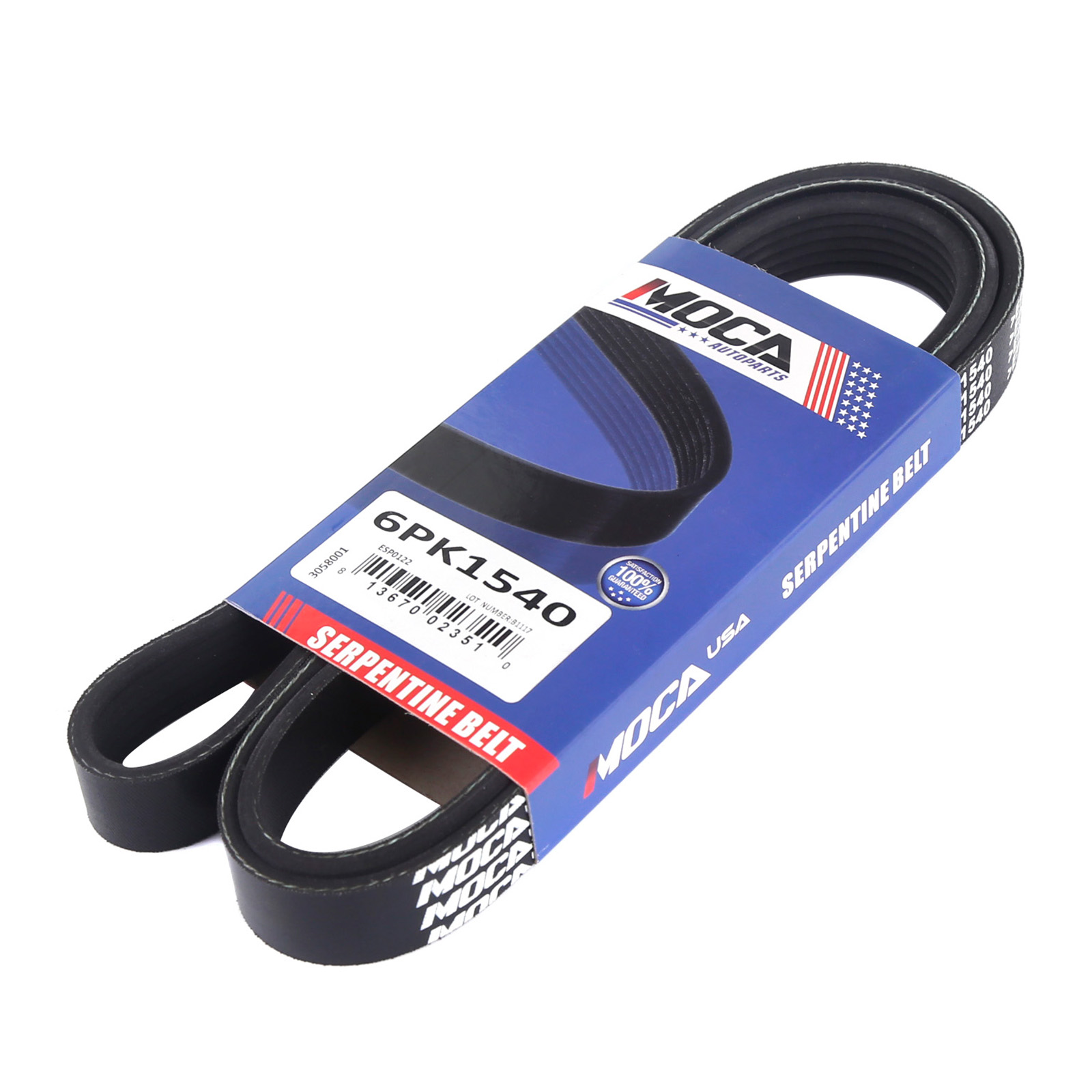MOCA AUTOPARTS 6PK1715 Serpentine Belt for 16-19 for BMW X1 2L & 14-19 ...
