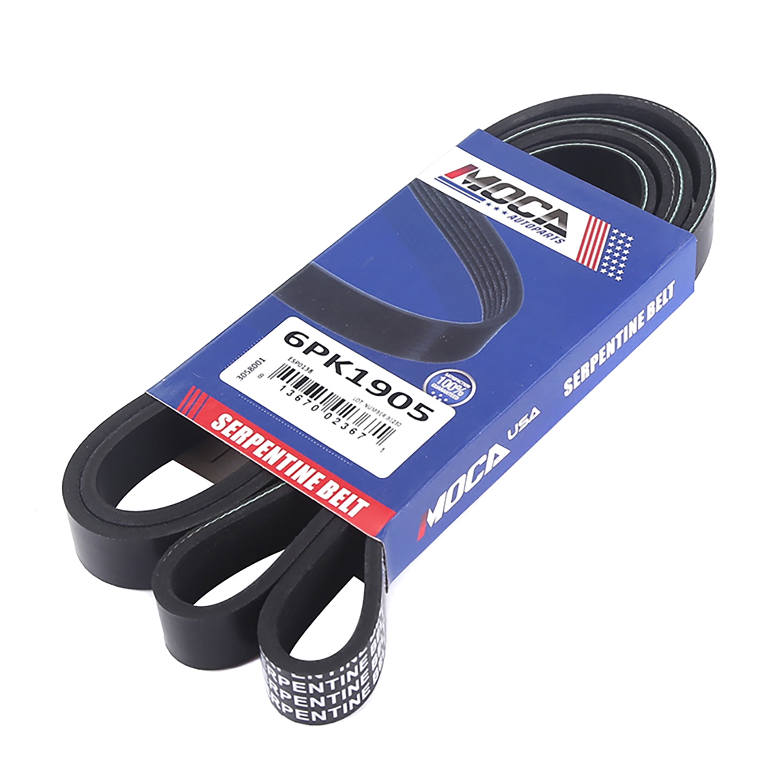 MOCA AUTOPARTS 6PK1905 Serpentine Belt Fit for 2015-2016 Buick LaCrosse ...