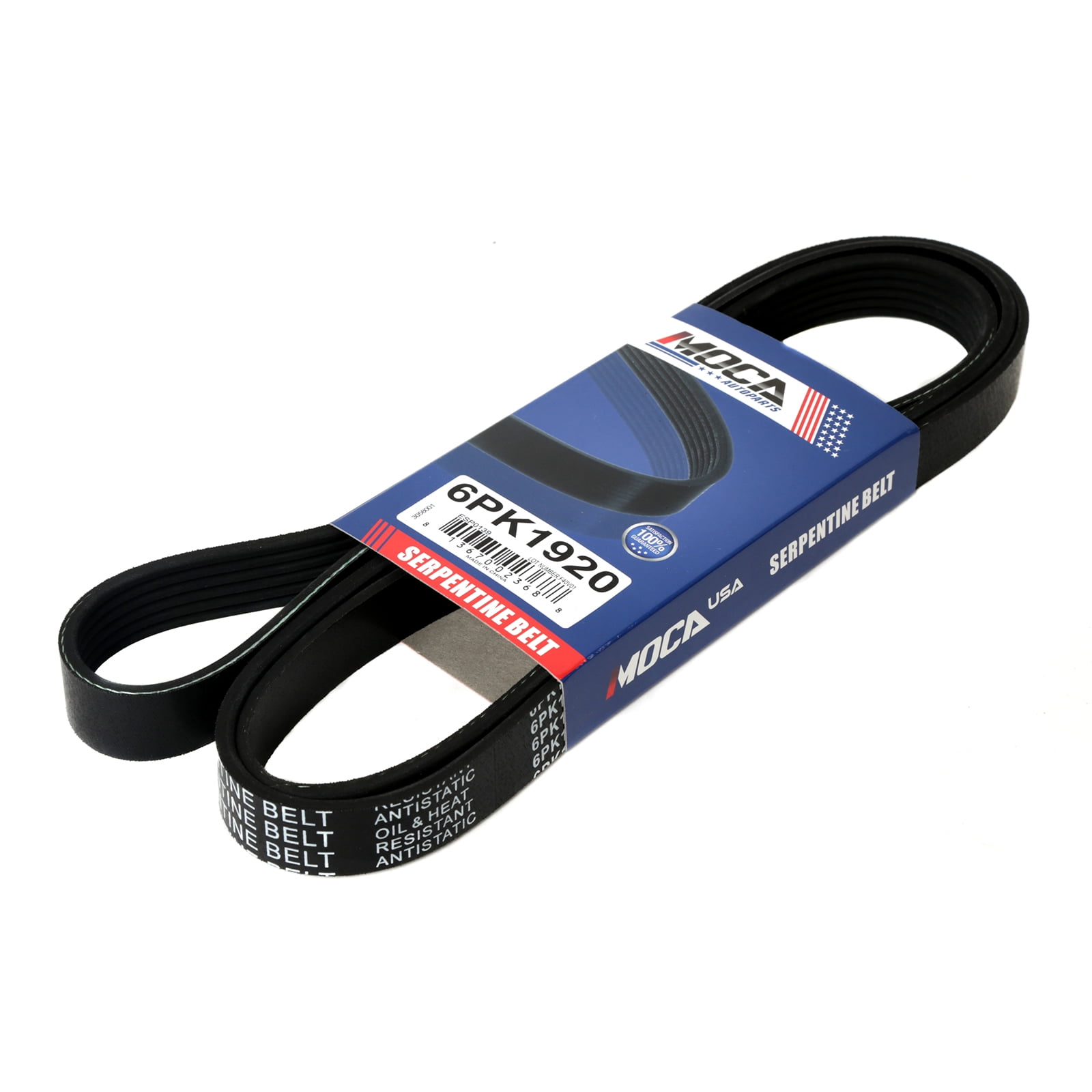 MOCA AUTOPARTS 6PK1920 Serpentine Belt Fit for 1994-1995 Chevrolet LLV ...