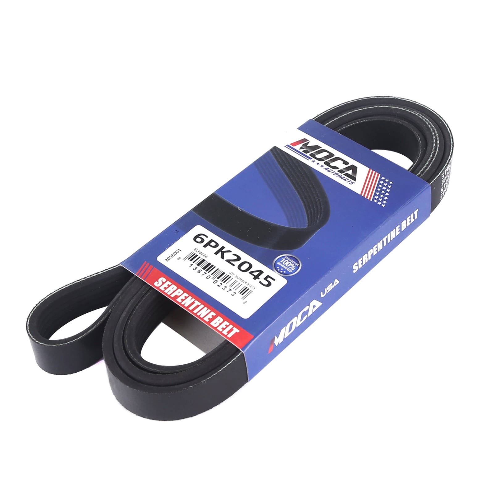 MOCA AUTOPARTS 6PK2045 Serpentine Belt Fit for 2000-1998 Dodge Caravan ...