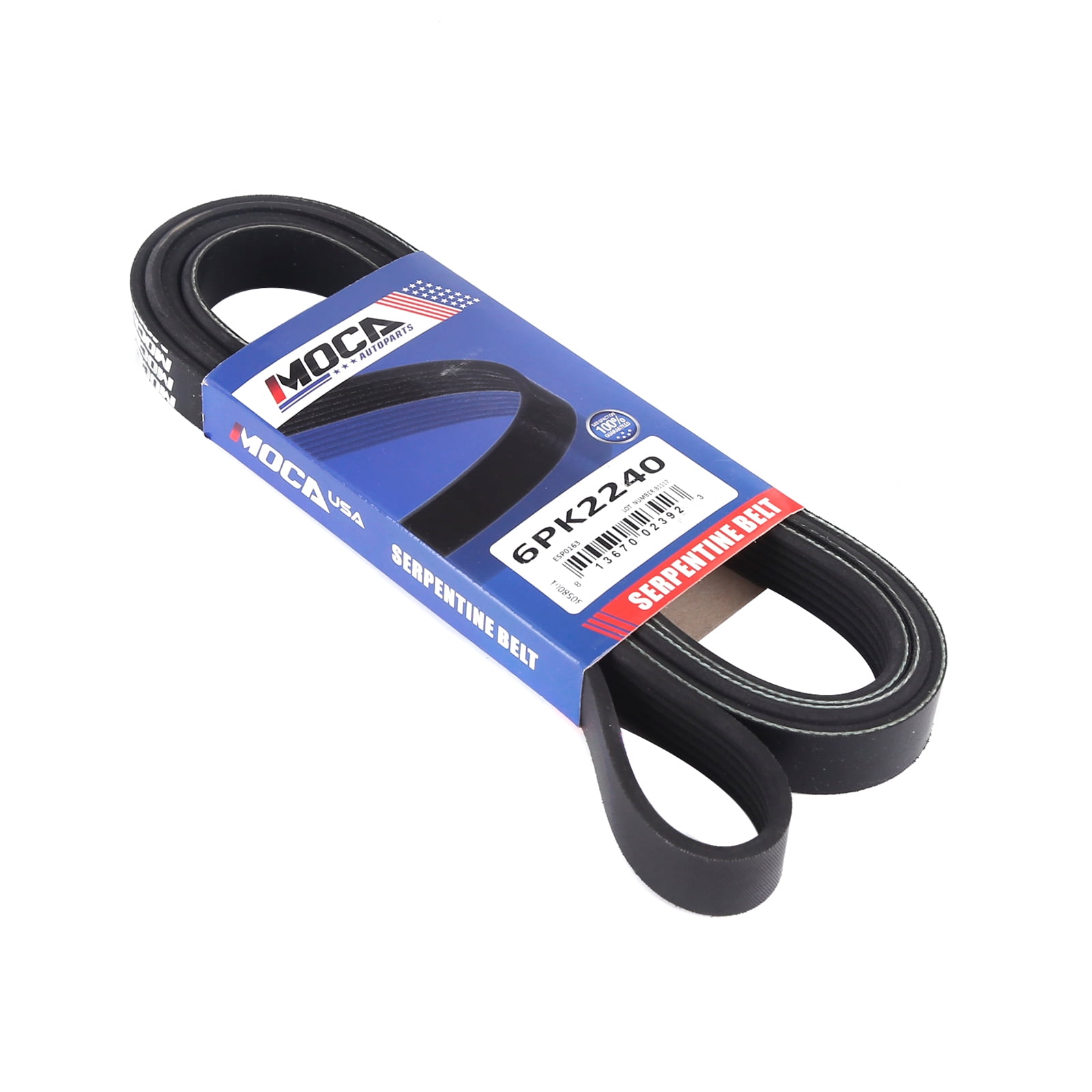 MOCA AUTOPARTS 6PK2240 Serpentine Belt Fit for 2005-2006 Chevrolet ...