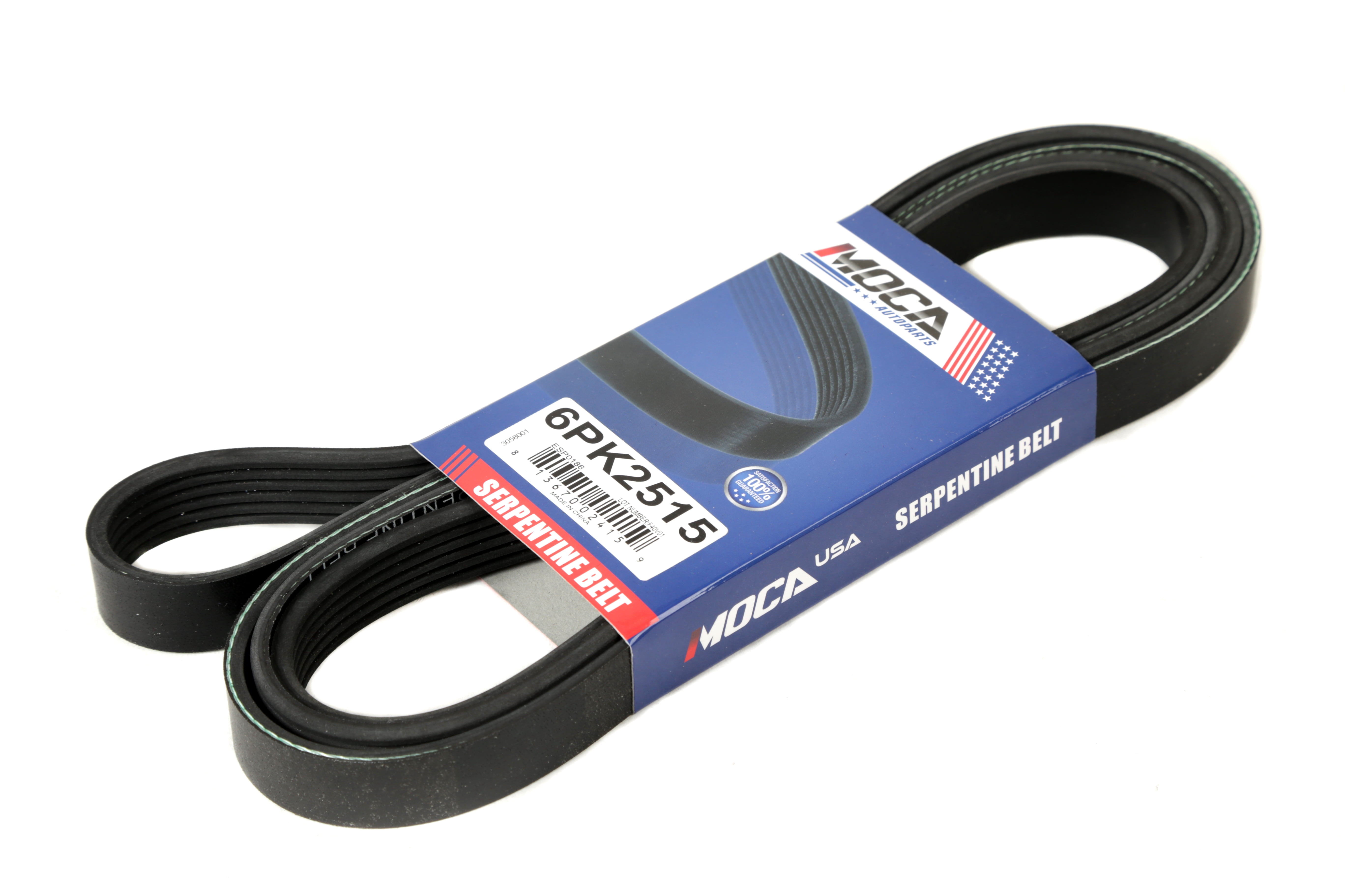 MOCA AUTOPARTS 6PK2515 Serpentine Belt for 15-13 Audi Q7 V6 3.0L & 94 ...