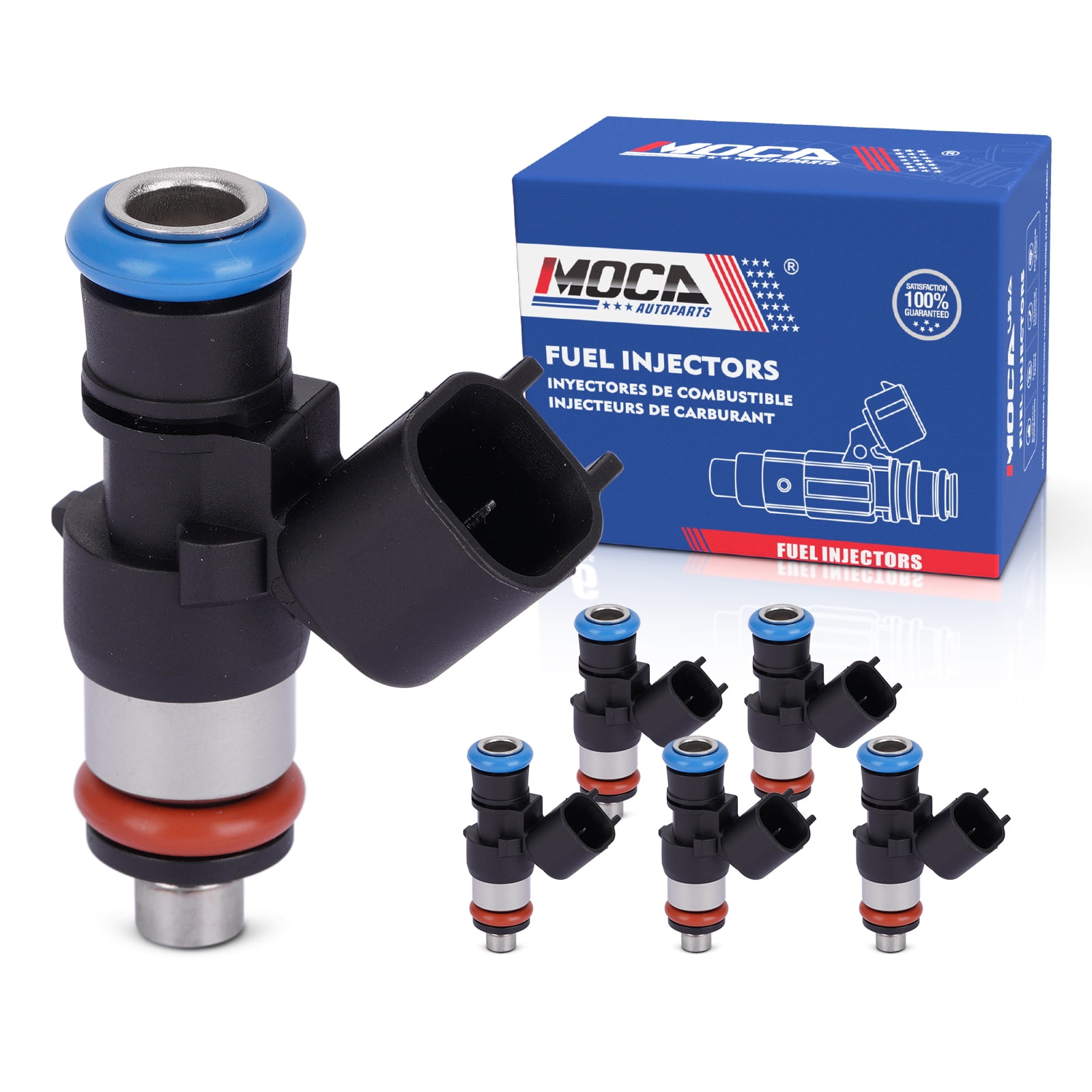 MOCA AUTOPARTS 6x Fuel Injectors FJ1116 Fit for 2019-2022 Ford Edge 2 ...