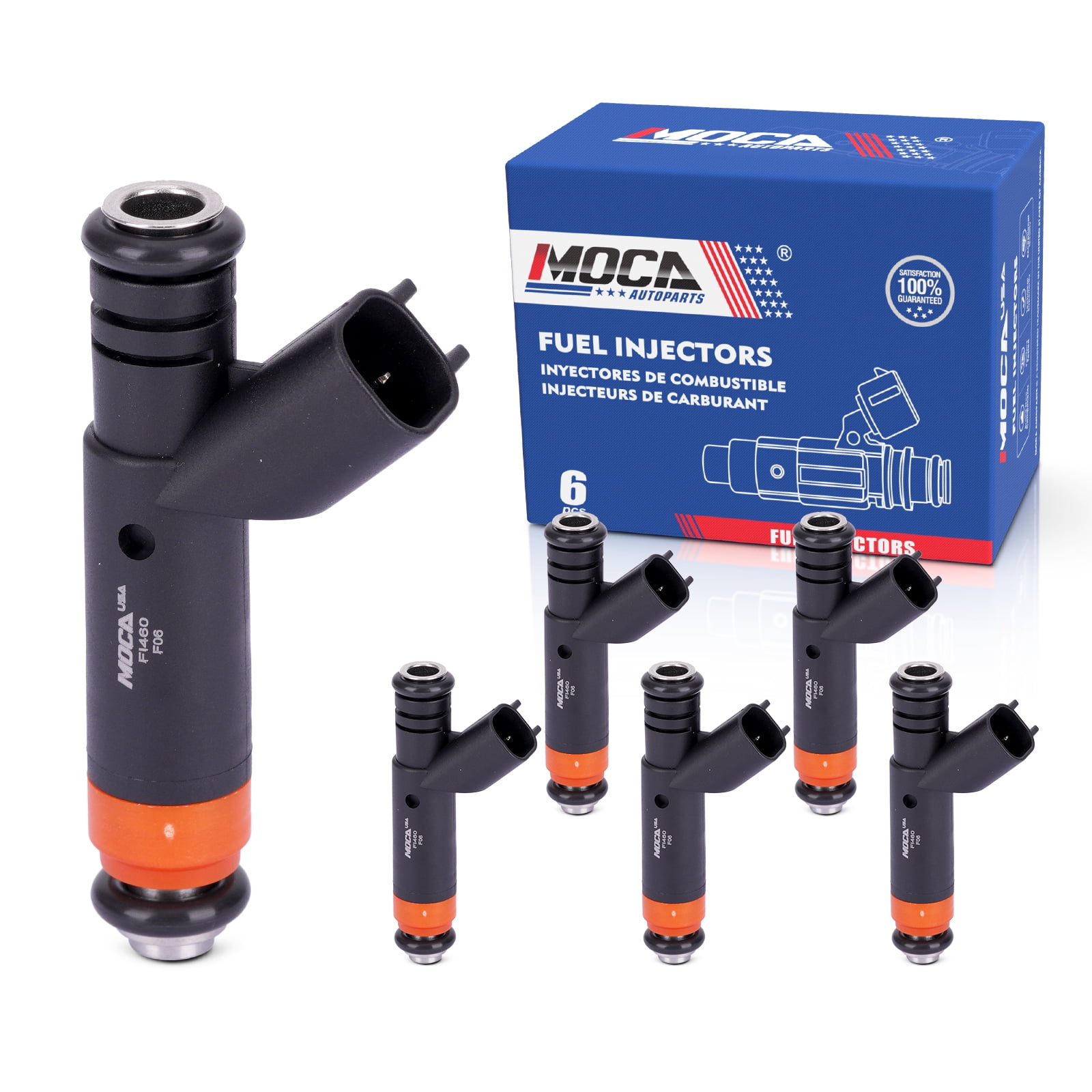 MOCA AUTOPARTS 6x Fuel Injectors FJ460 Fit for 1999-2003 Ford F-150 4 ...