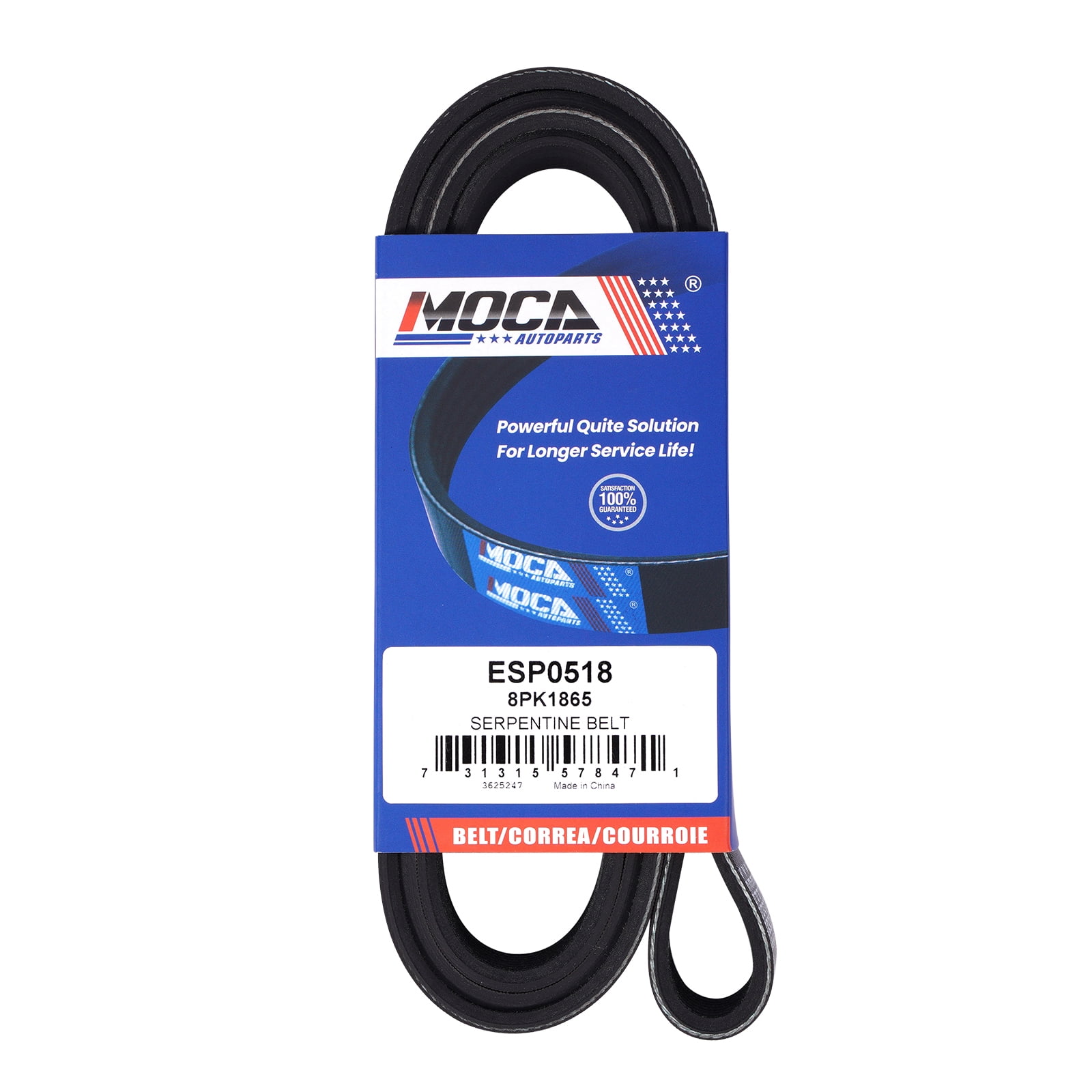 MOCA AUTOPARTS 8PK1865 Serpentine Belt Fit for 2009-2011 Toyota Tundra ...
