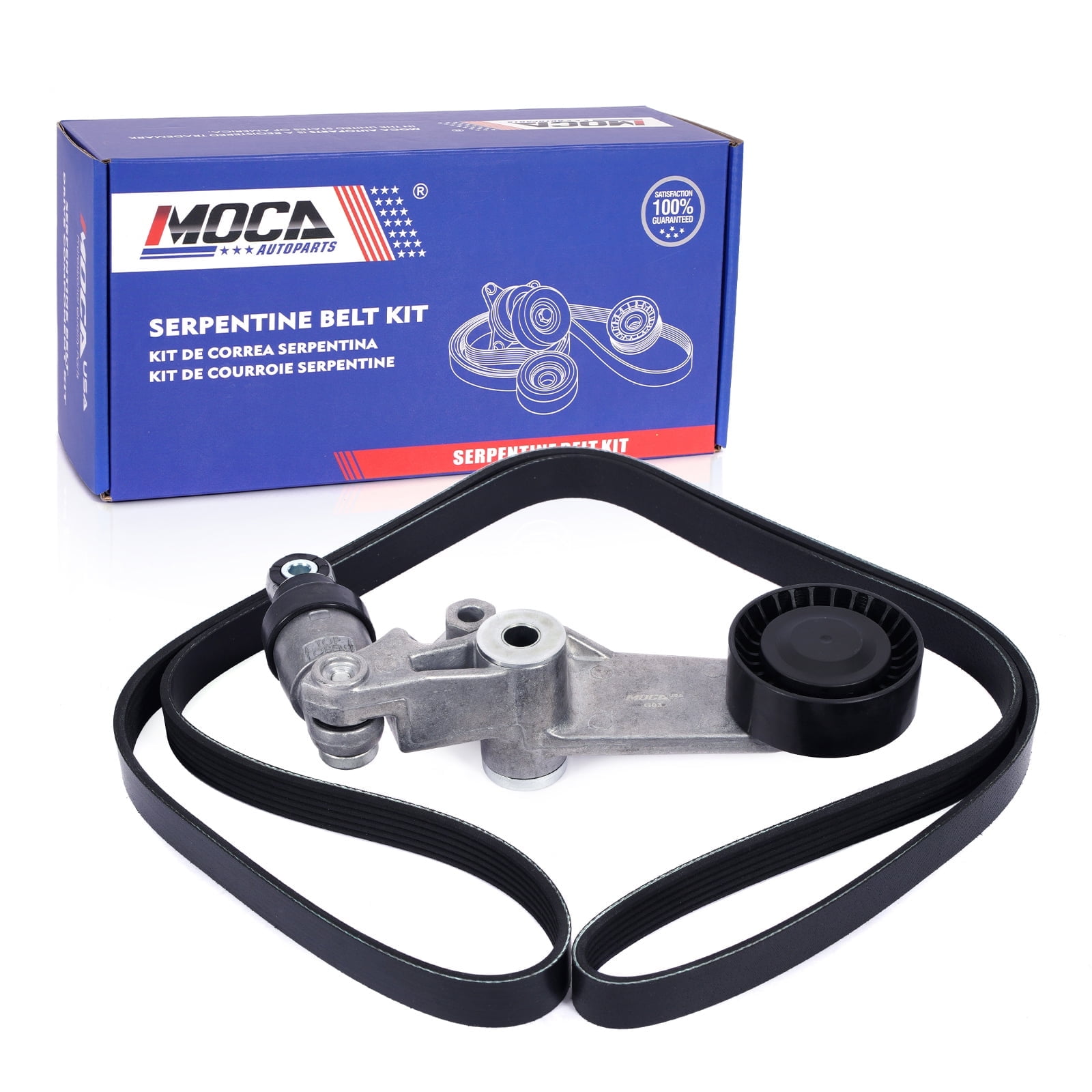 MOCA AUTOPARTS 90K38286A Serpentine Belt Tensioner Assembly Fit for 2003-2008 Toyota Corolla ...