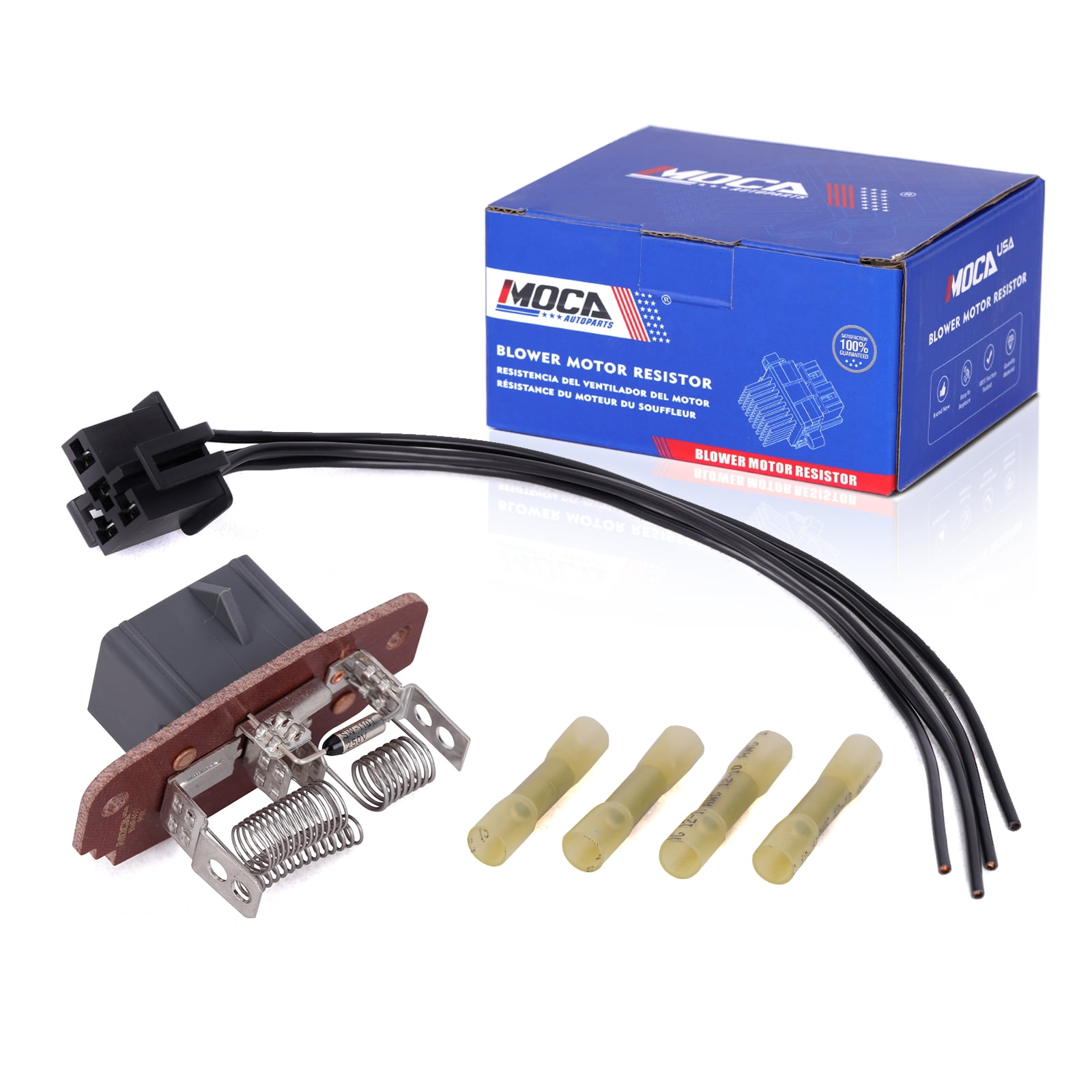 MOCA AUTOPARTS 973-411 HVAC Blower Motor Resistor Kit with Harness Fit ...