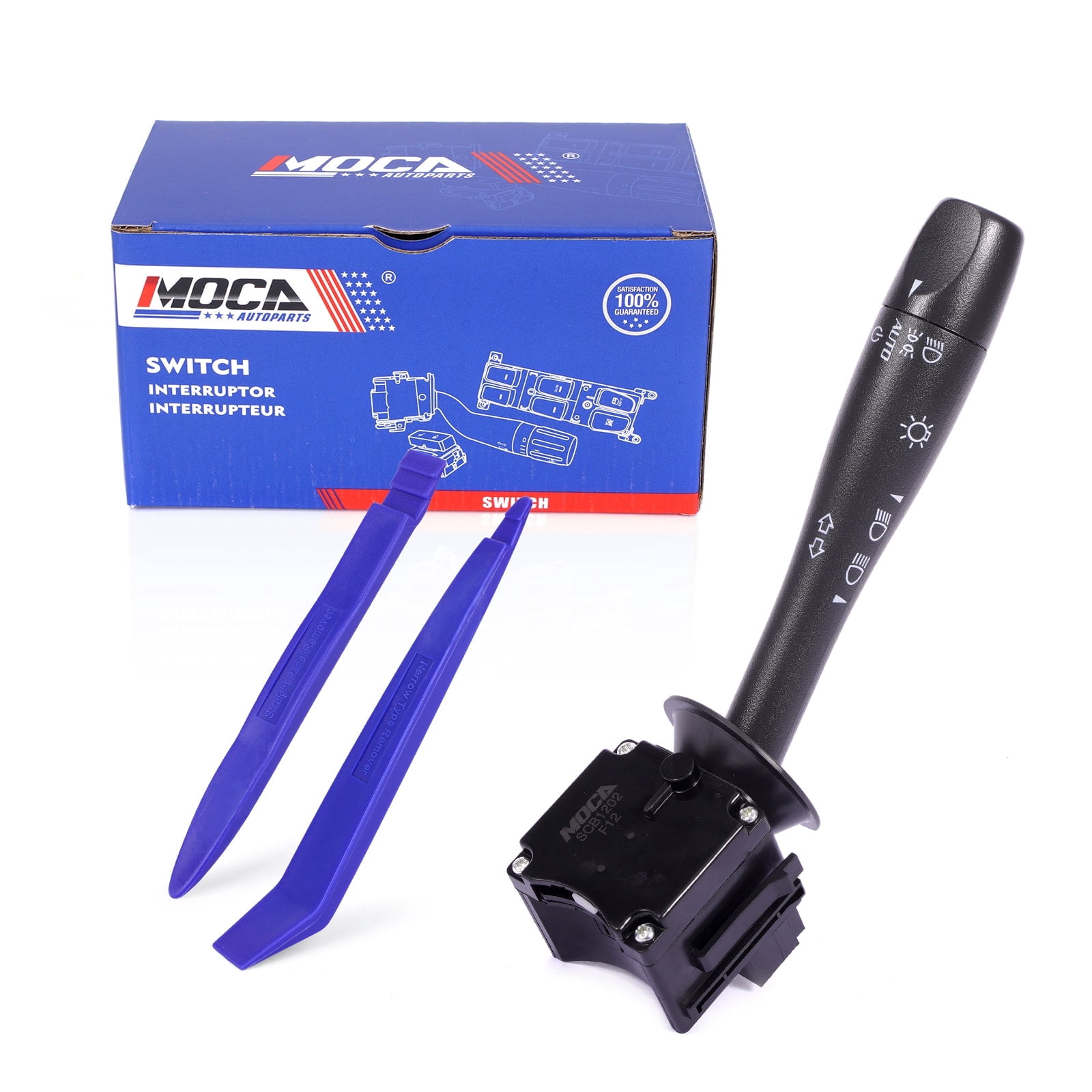 MOCA AUTOPARTS CBS-1202 Turn Signal Headlight Dimmer Switch Fit for ...