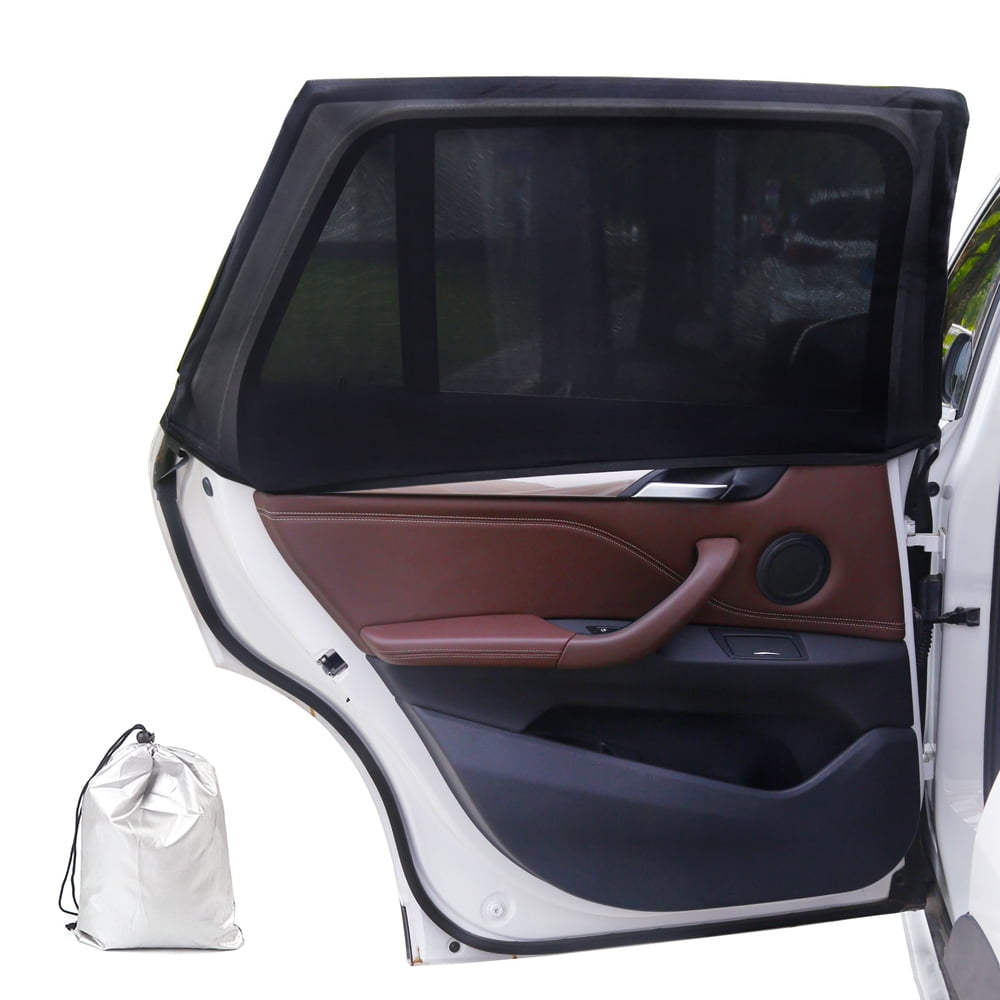 MOCA AUTOPARTS Car Rear Side Window Sun Shade-2 Pack (Black)-45"x22 ...