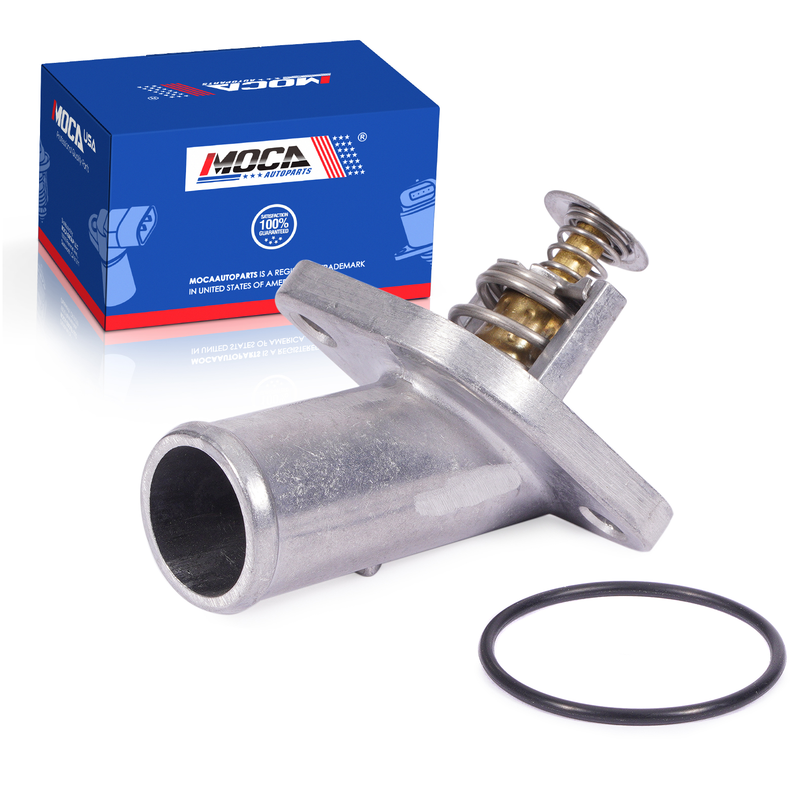 MOCA AUTOPARTS Coolant Thermostat Housing Assembly Fit for 1993-2002 ...