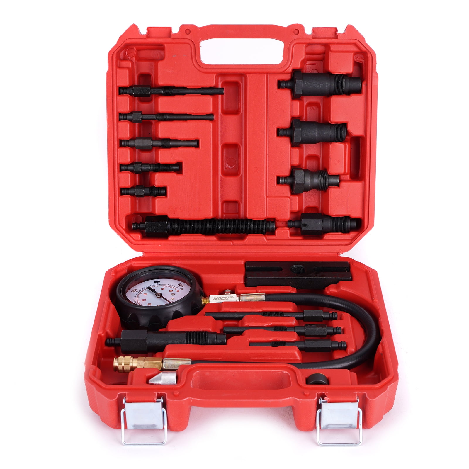 MOCA AUTOPARTS Diesel Engine Compression Tester Kit with Adapters and ...