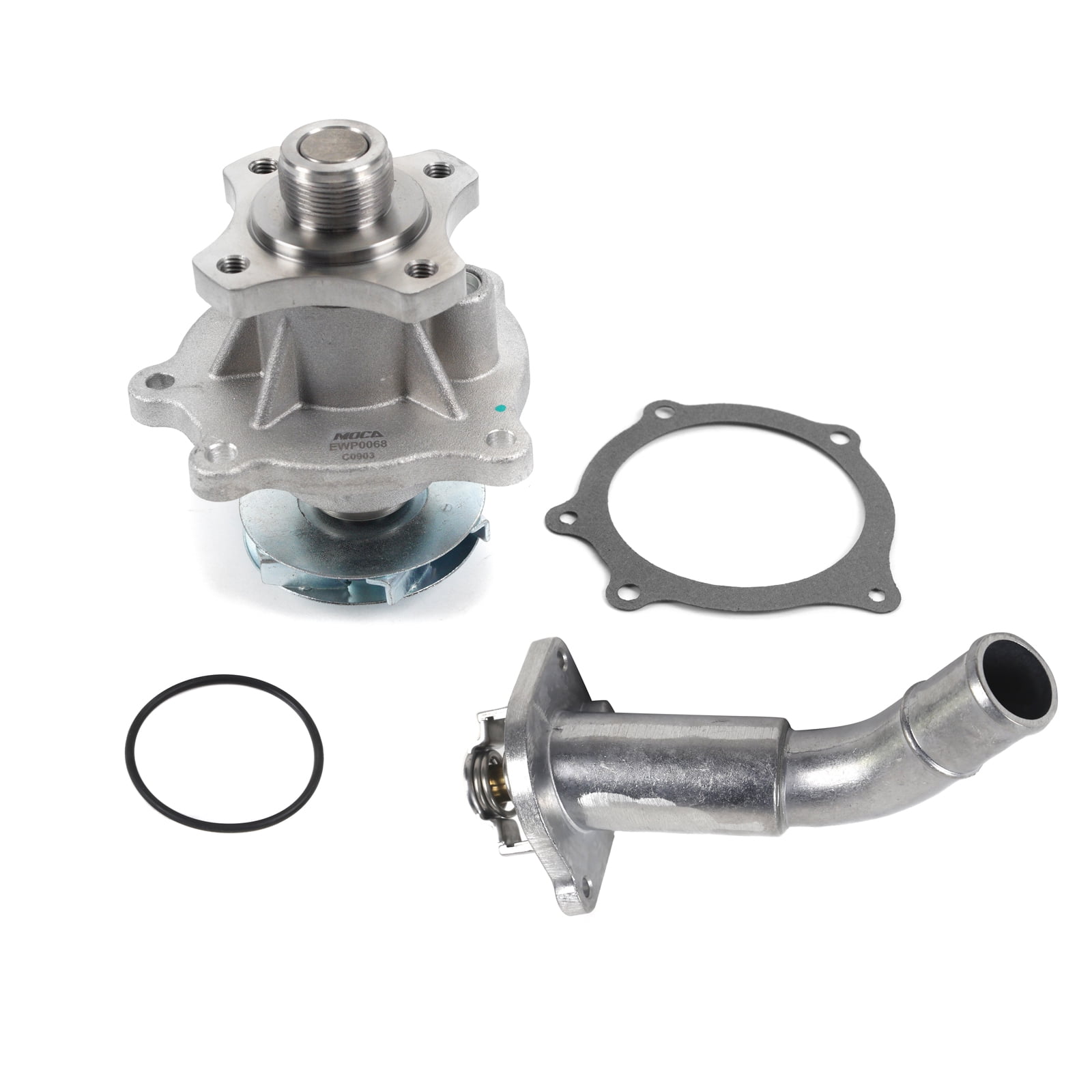 MOCA AUTOPARTS Engine Water Pump and Thermostat Assembly Fit for 2002 ...