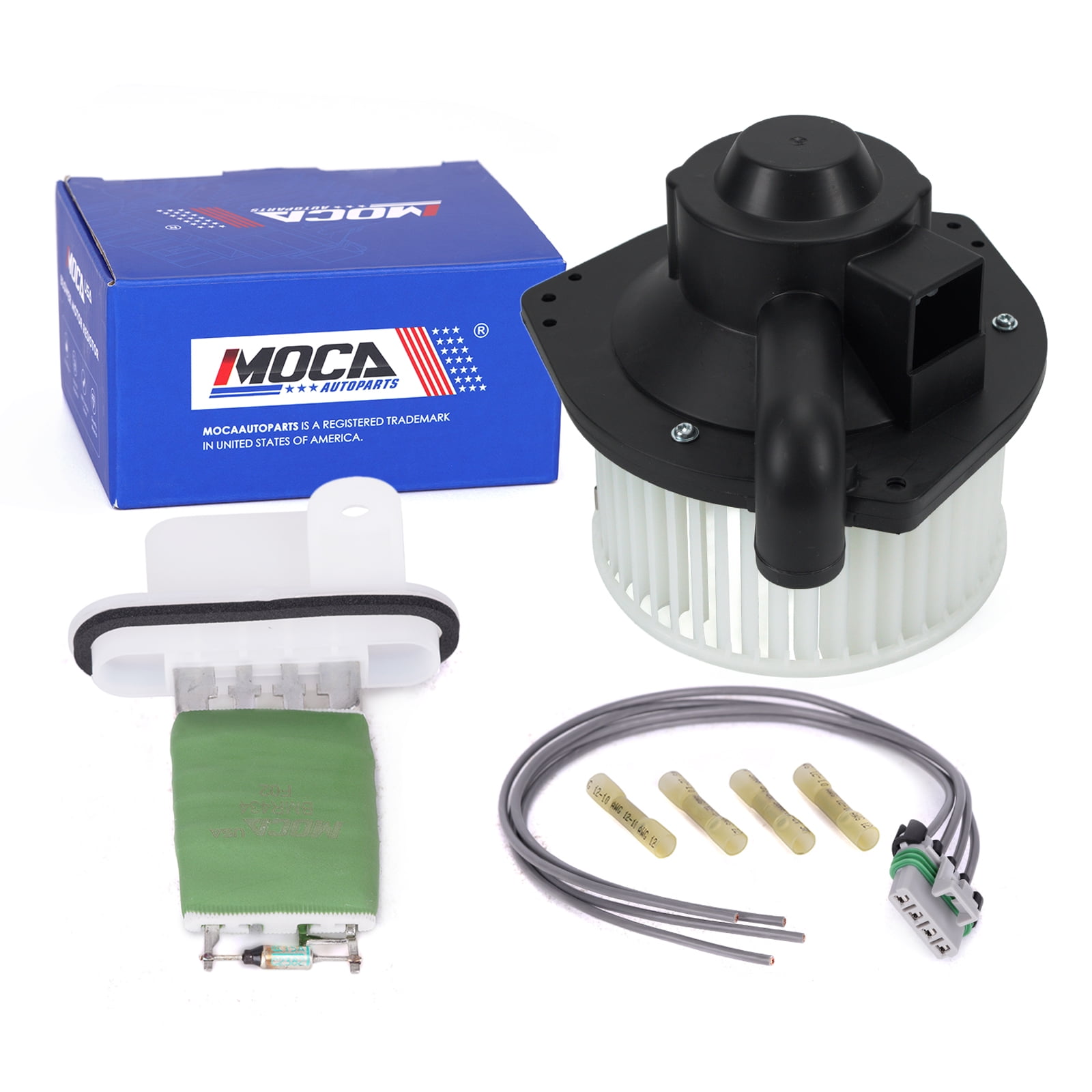 MOCA AUTOPARTS HVAC Heater Blower Motor & Resistor Kit Fit for 2004 ...