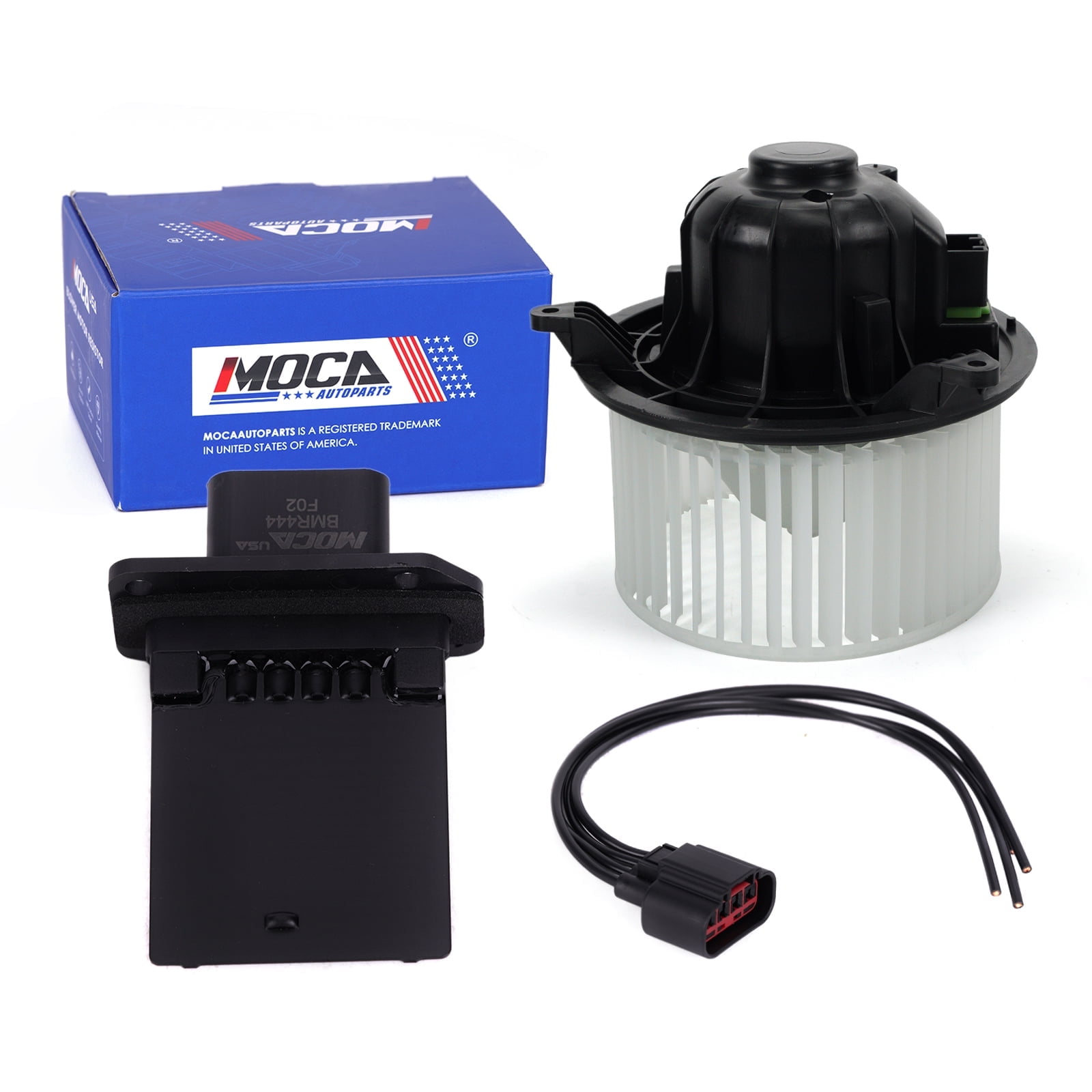 MOCA AUTOPARTS HVAC Heater Blower Motor & Resistor Kit Fit for 2010 ...