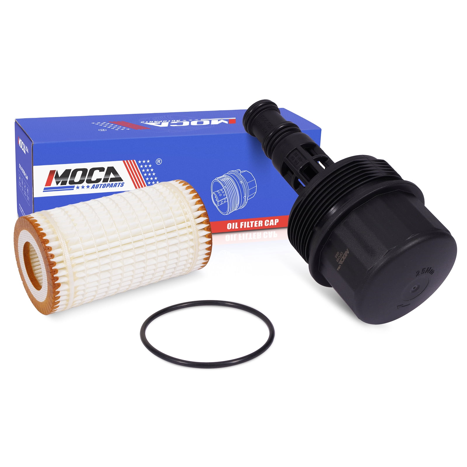 MOCA AUTOPARTS MO348 Oil Filter Cap Fit for 2016-2018 Mercedes-Benz ...