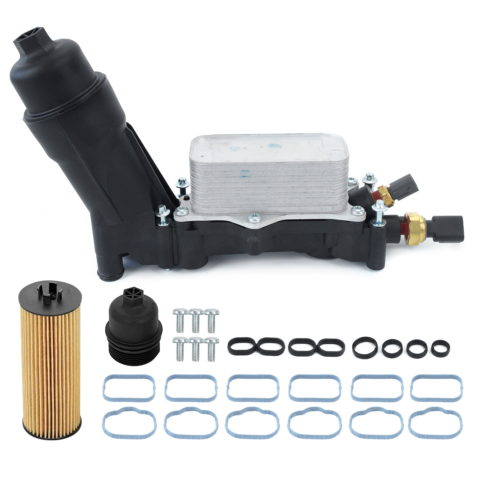 MOCA AUTOPARTS Oil Cooler Filter Housing Fit for 2014-2017 Chrysler 300 ...