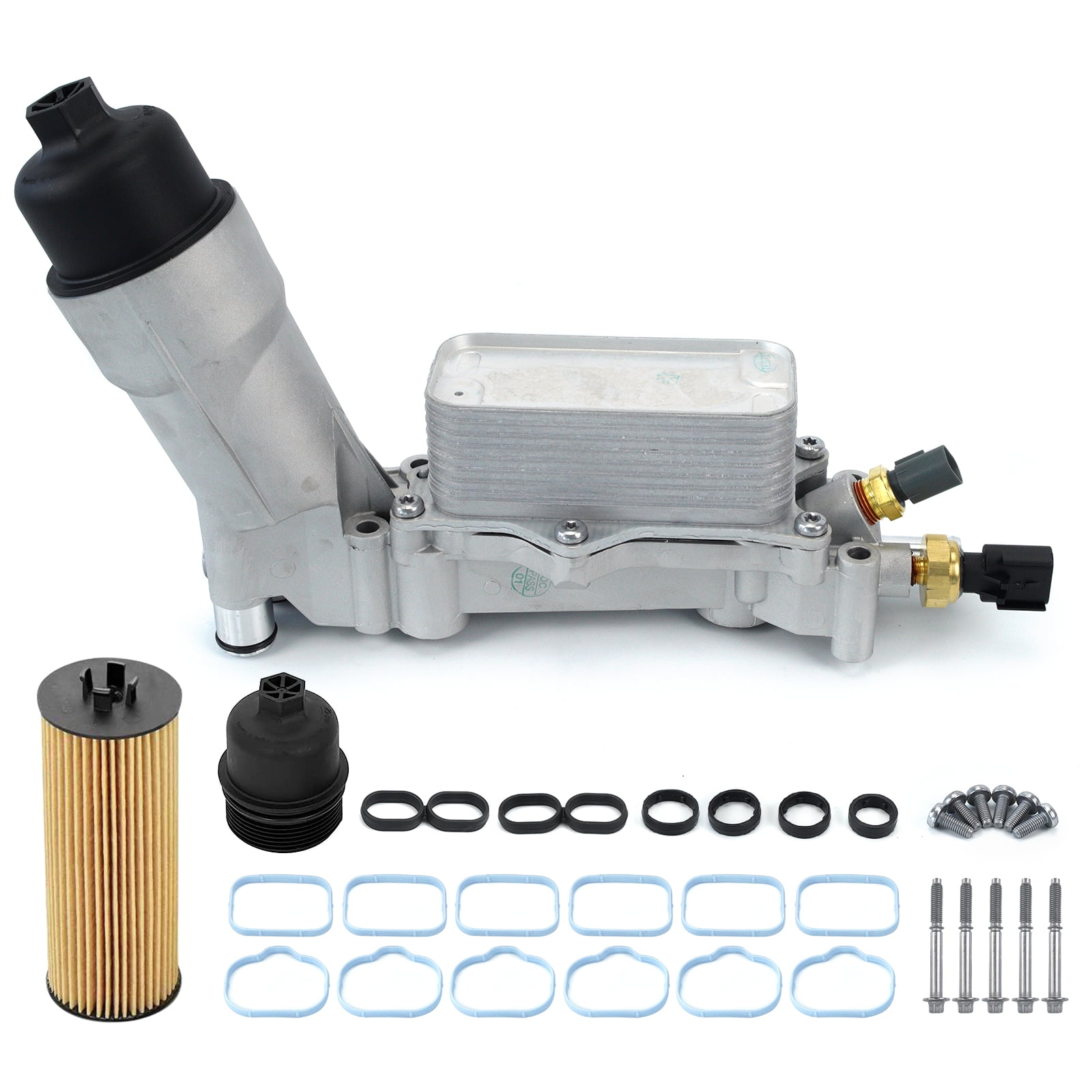 MOCA AUTOPARTS Oil Cooler Filter Housing Fit for 2014-2017 Dodge ...