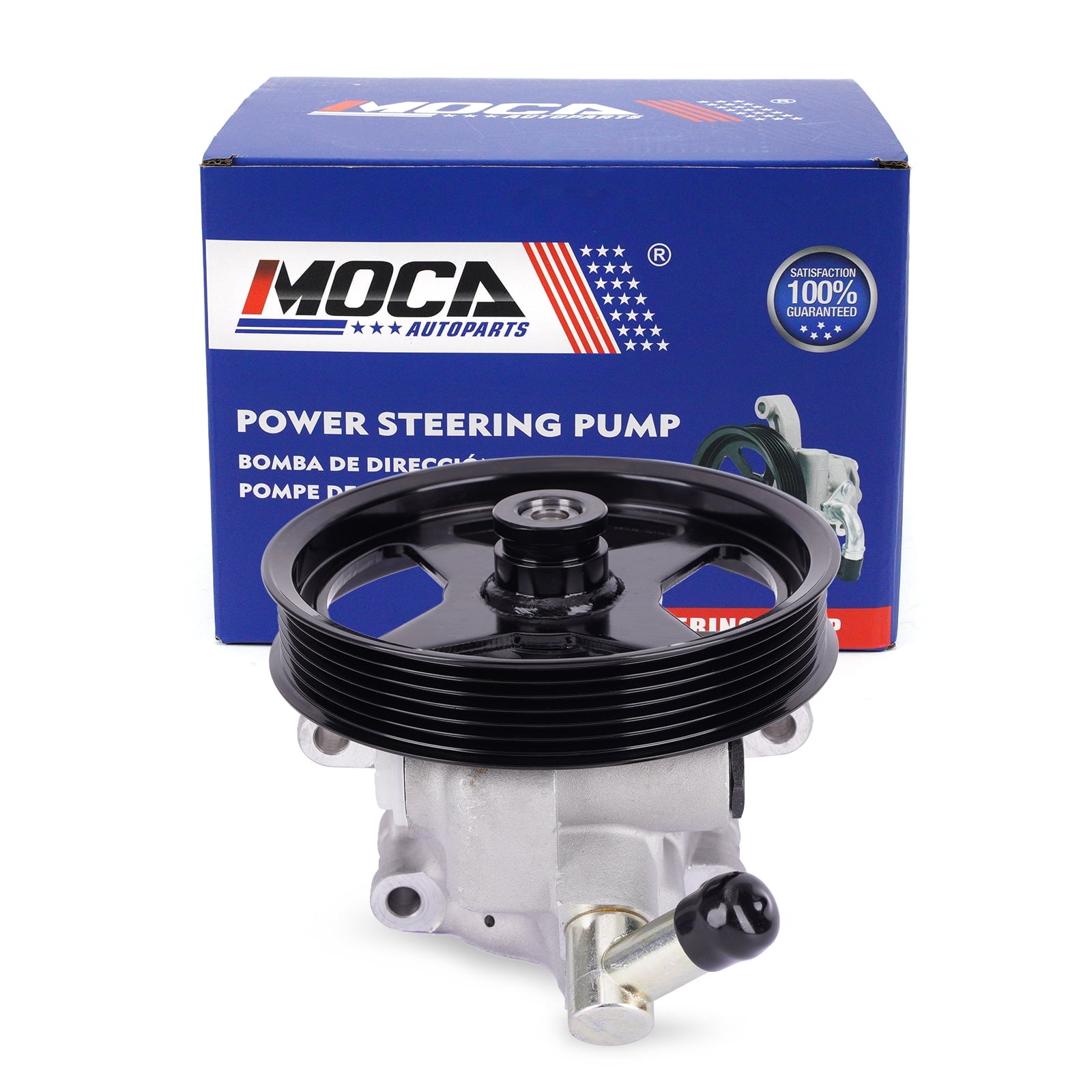 MOCA AUTOPARTS Power Steering Pump Fit for 1997-2003 Ford F-150 4.2L & 1999-2002 Ford Crown ...