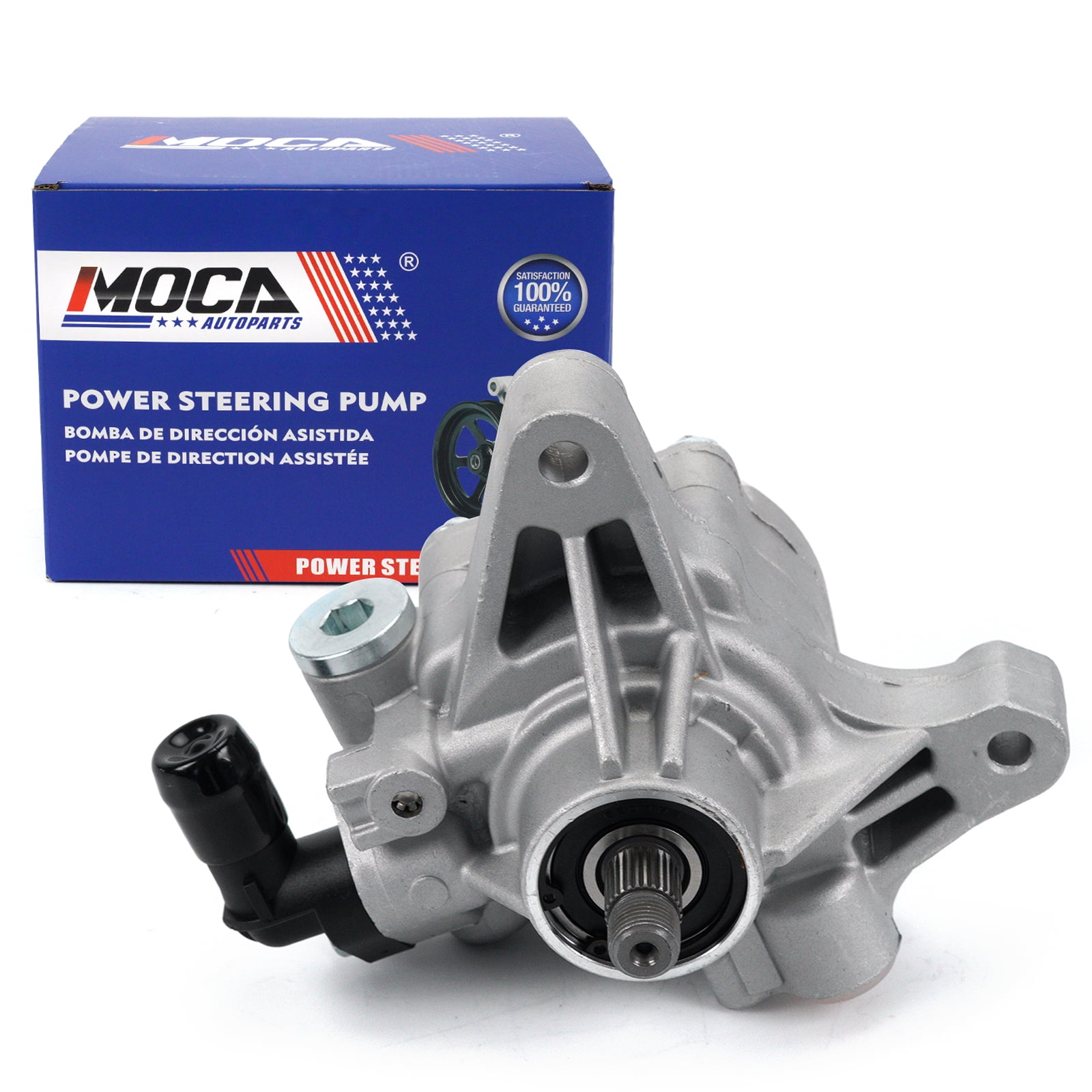 MOCA AUTOPARTS Power Steering Pump Fit for 2003-2005 Honda Accord 2.4L ...