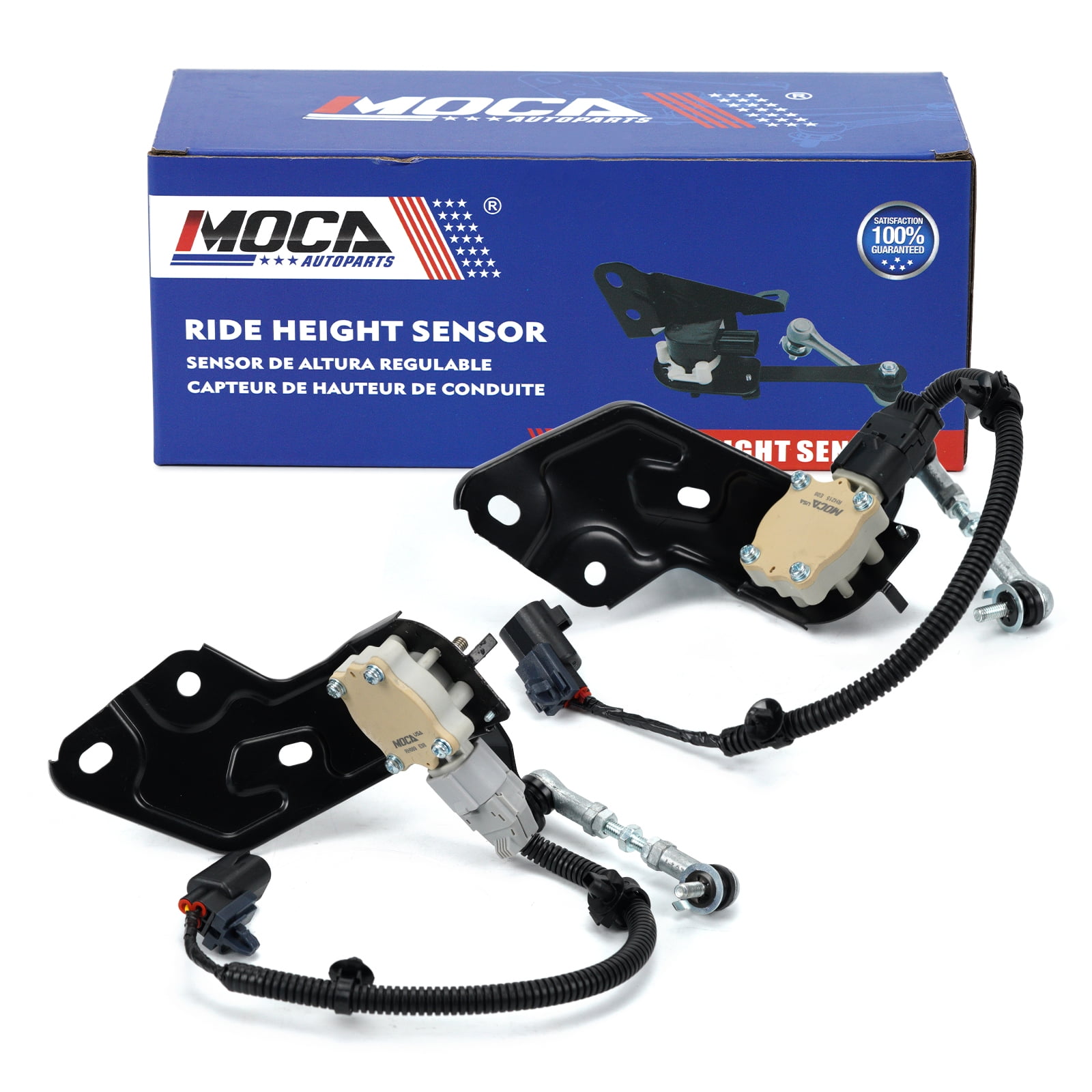 MOCA AUTOPARTS Rear Left & Right Suspension Ride Height Sensor Fit for ...