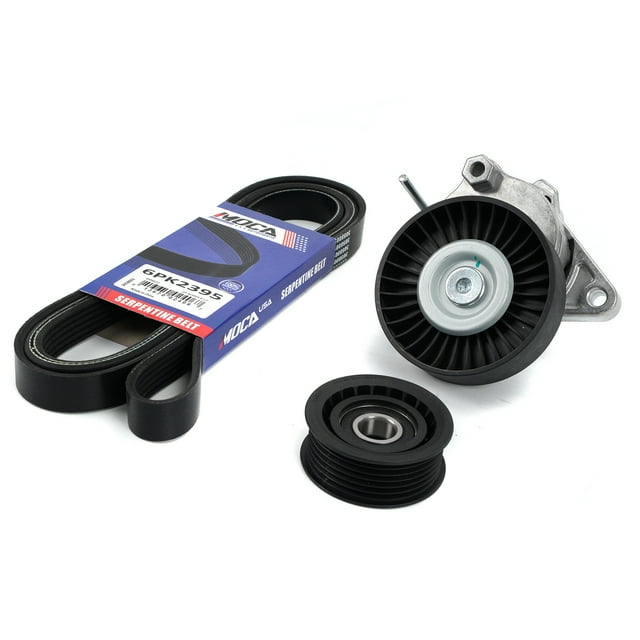MOCA AUTOPARTS Serpentine Belt Component Kit Fit for 2004-2008 Chrysler ...
