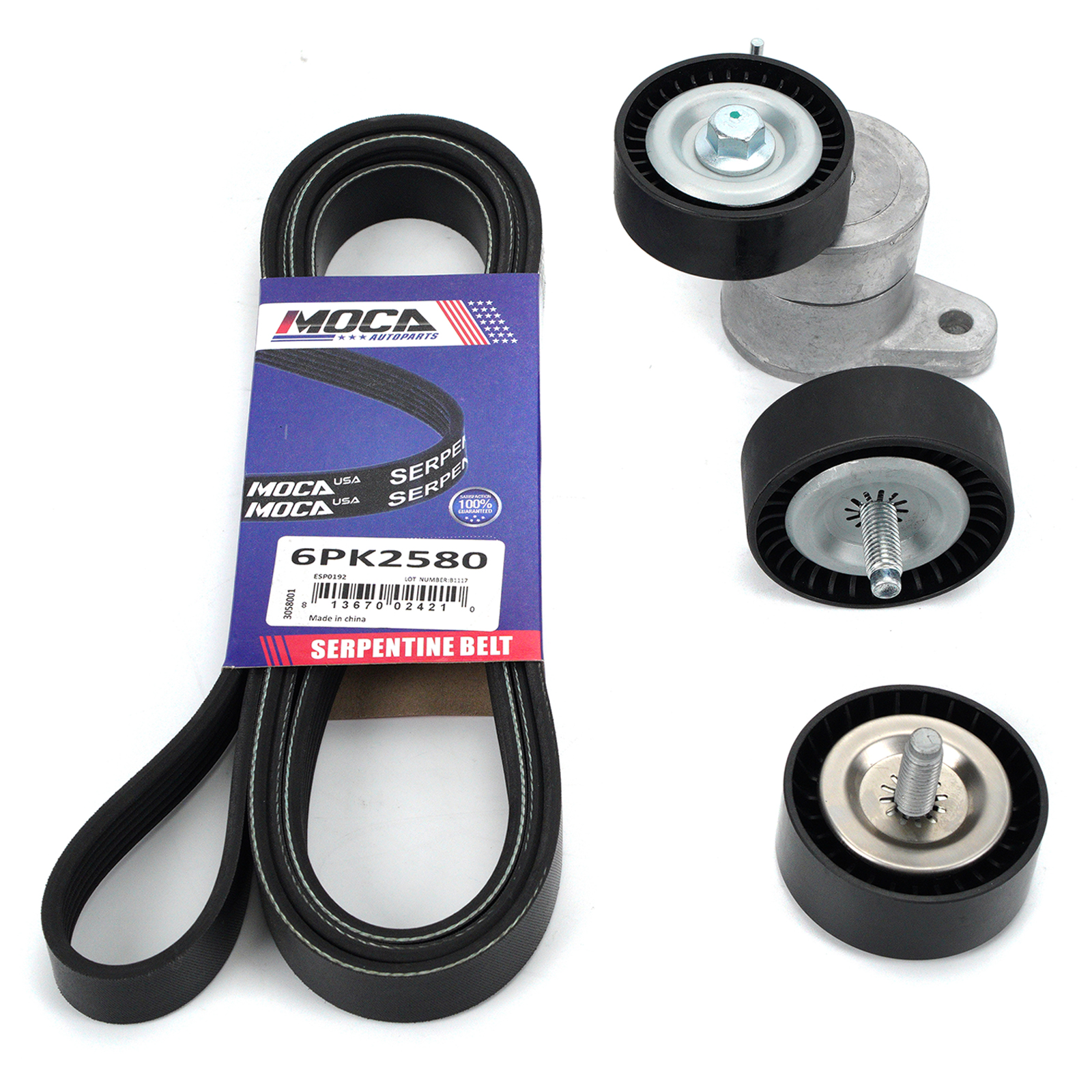 Serpentine Belt Drive Component Kit - Compatible with 2011 - 2013 ...