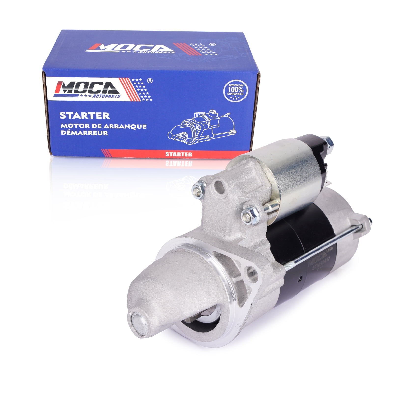 MOCA AUTOPARTS Starter Motor 18417 Fit for 1996-2005 Kubota Tractor ...